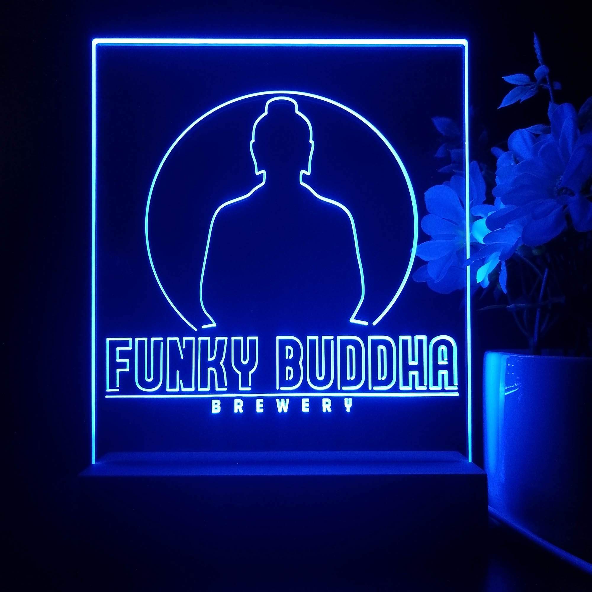 Funky Buddha Brewery Logo LED Desk Light | FanSignsTime