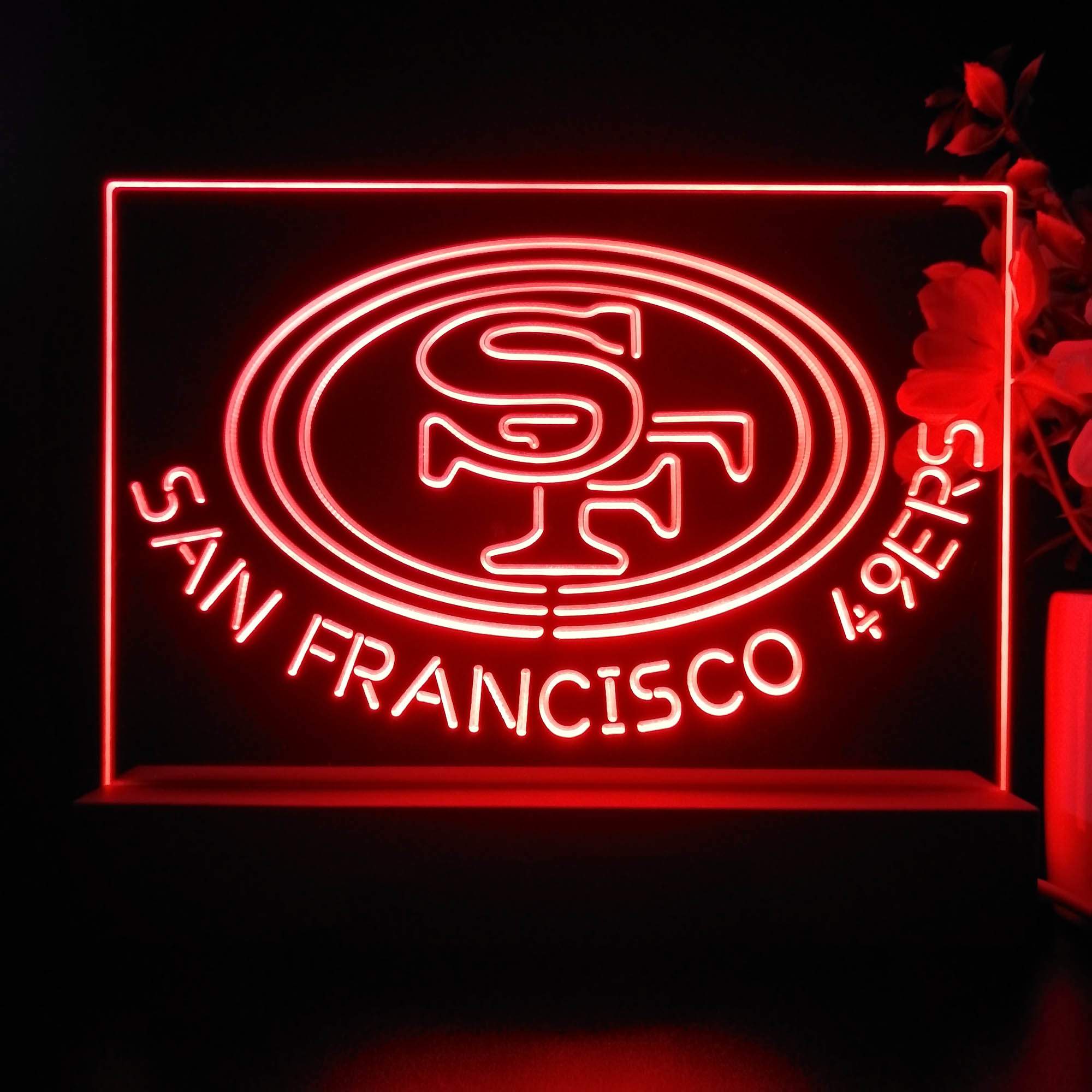 San Francisco 49ers LED Desk Light | FanSignsTime