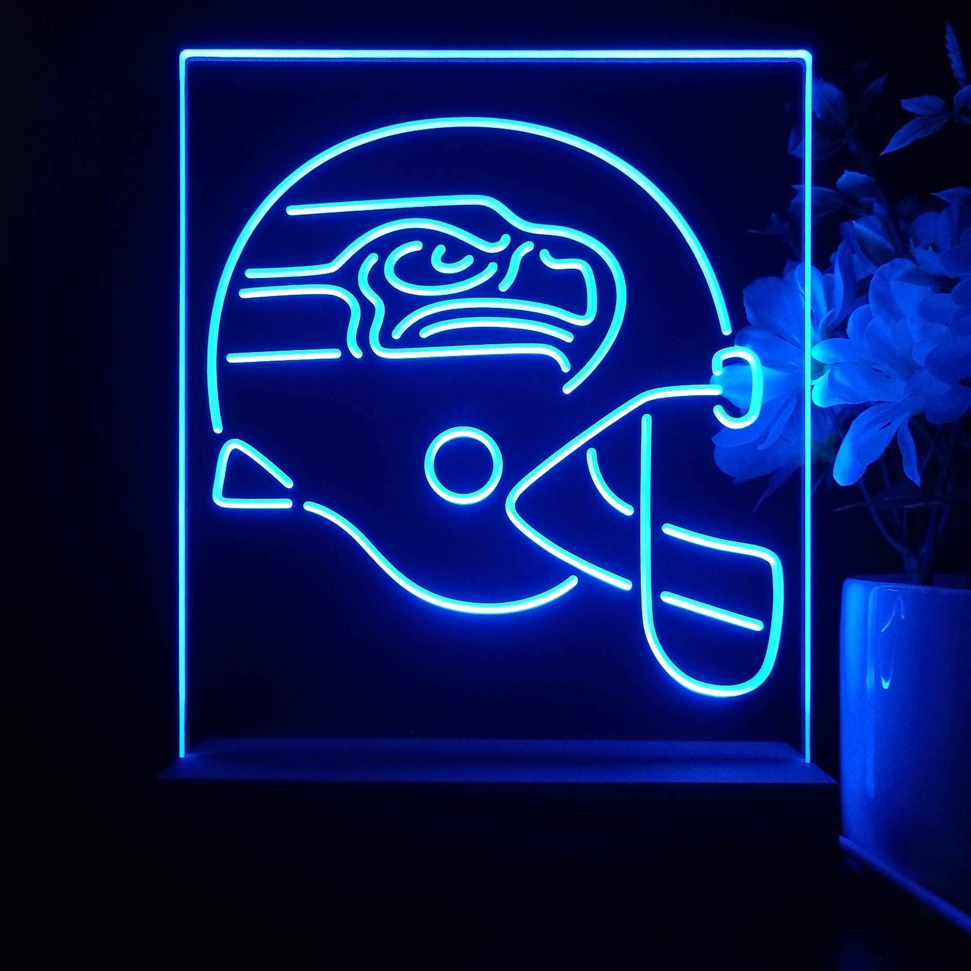 Seattle Seahawks Helmet LED Desk Light | FanSignsTime