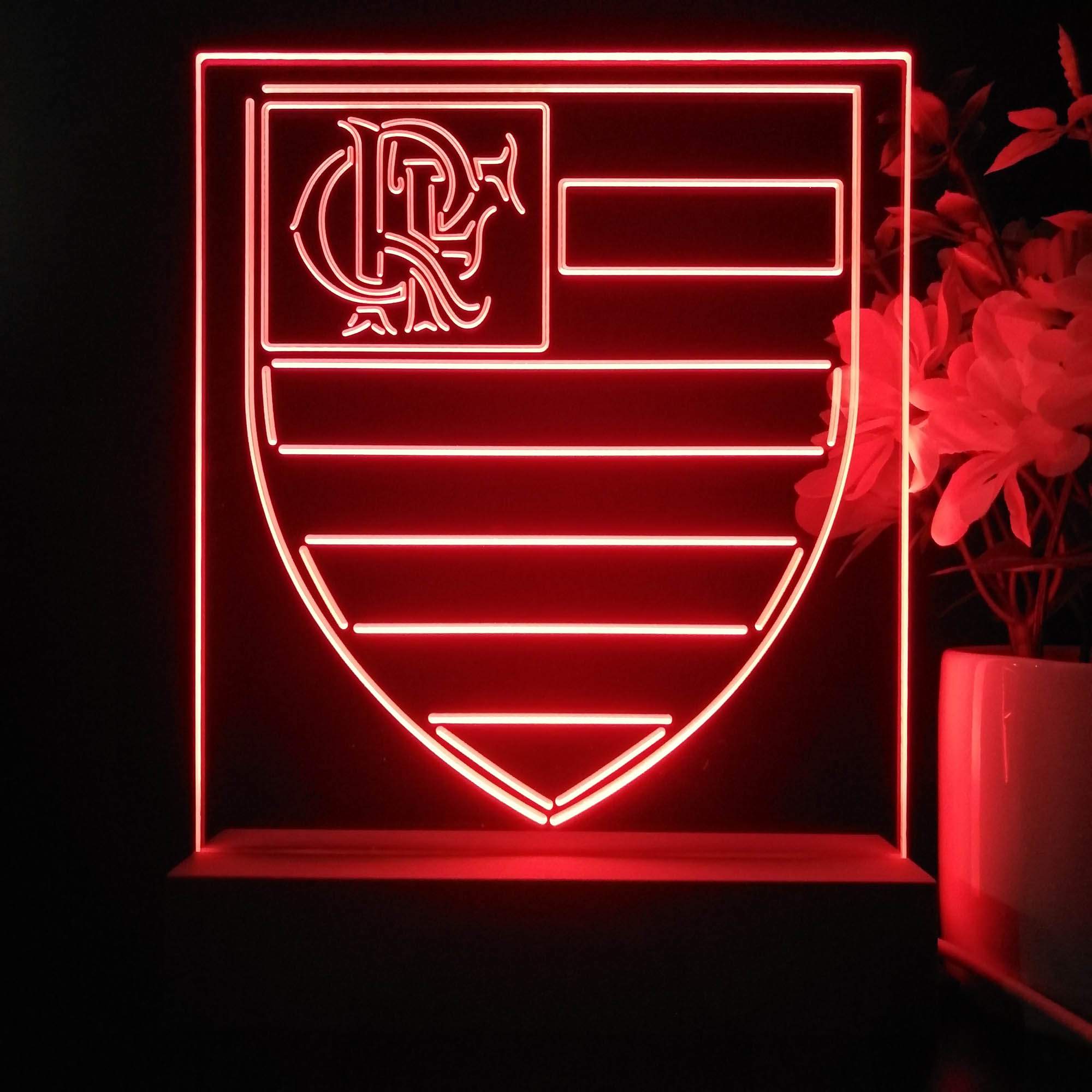 Flamengo Logo 2 LED Desk Light | FanSignsTime
