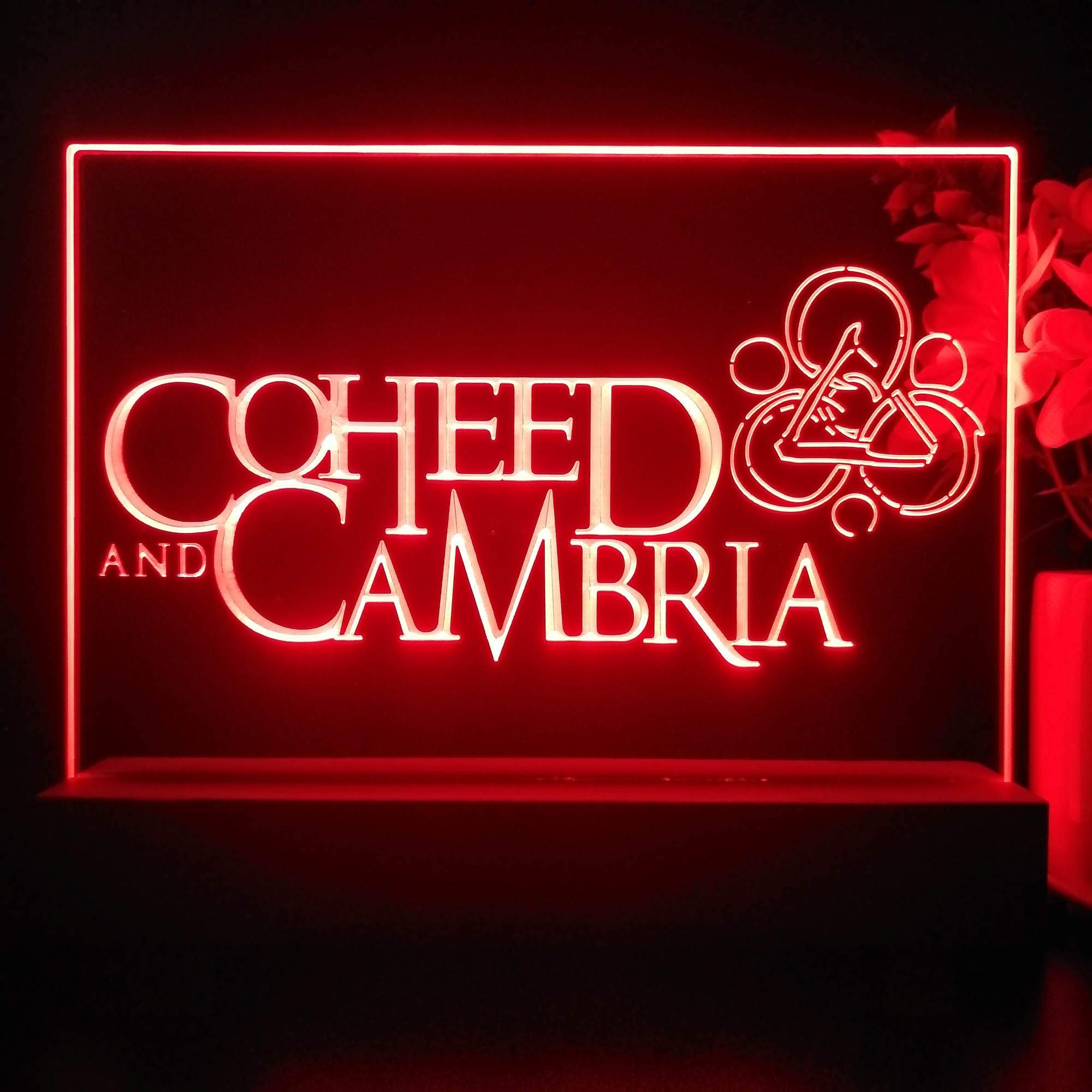 Coheed And Cambria Logo 1 LED Desk Light | FanSignsTime