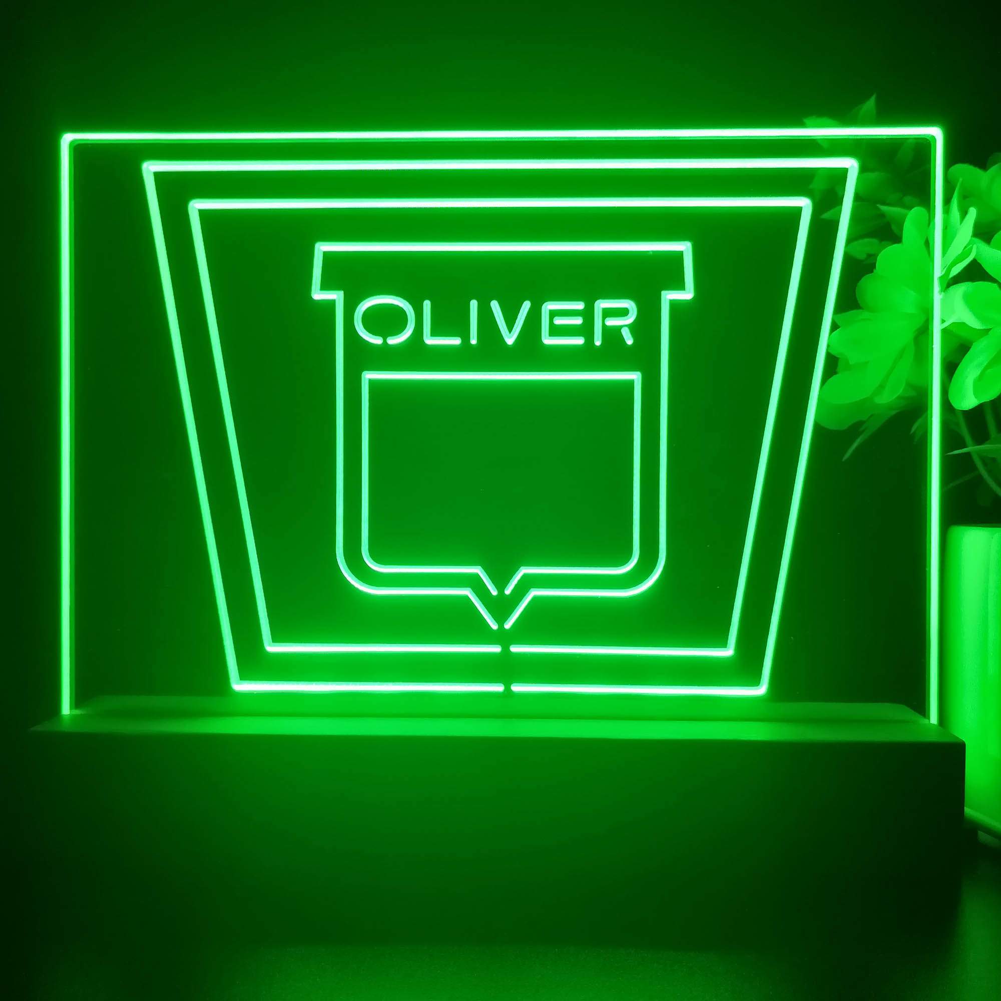 Oliver Old Logo LED Desk Light | FanSignsTime