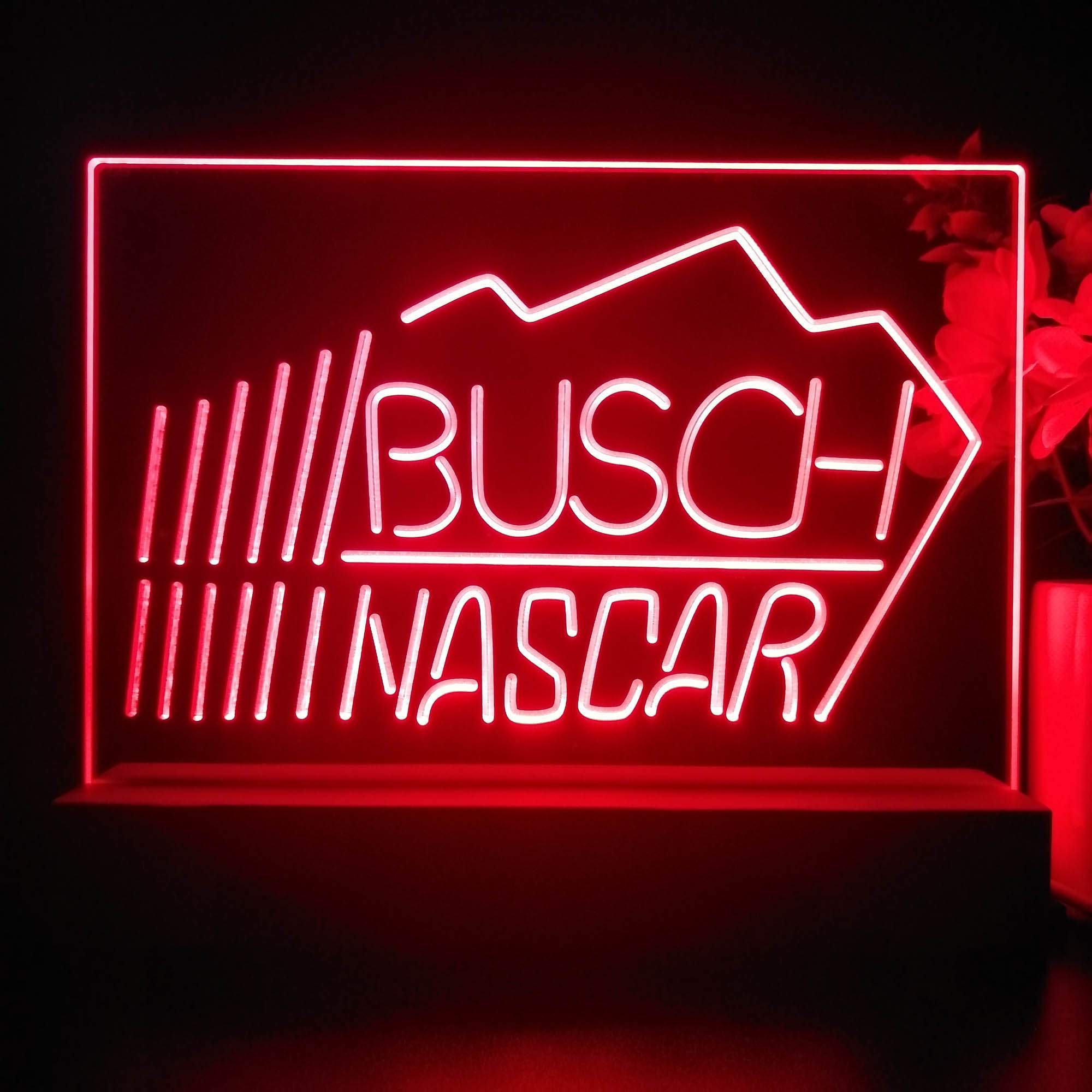 NASCAR Busch LED Desk Light | FanSignsTime