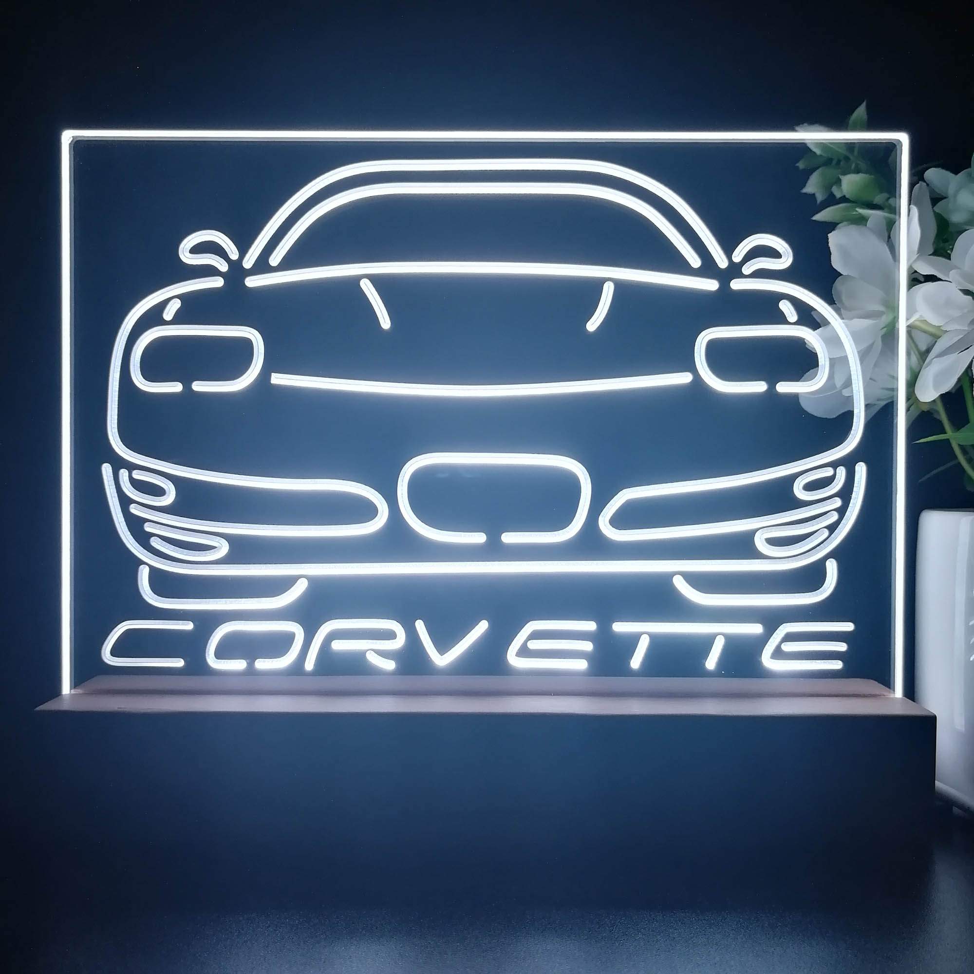 Chevrolet Corvette LED Desk Light | FanSignsTime