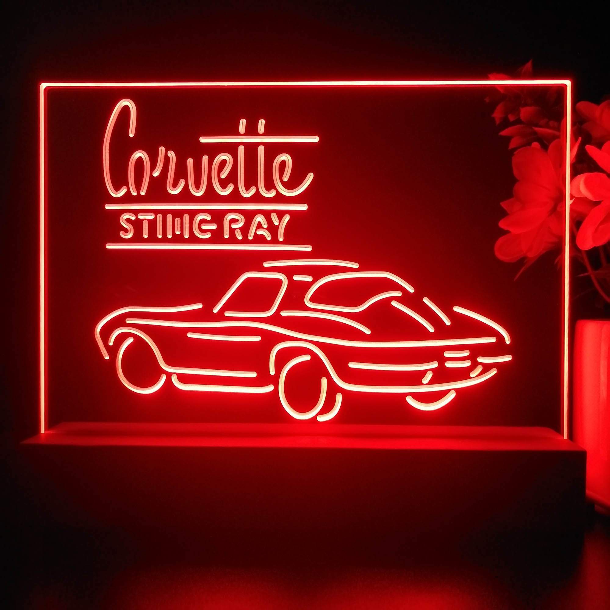 Chevrolet Corvette Stingray LED Desk Light | FanSignsTime