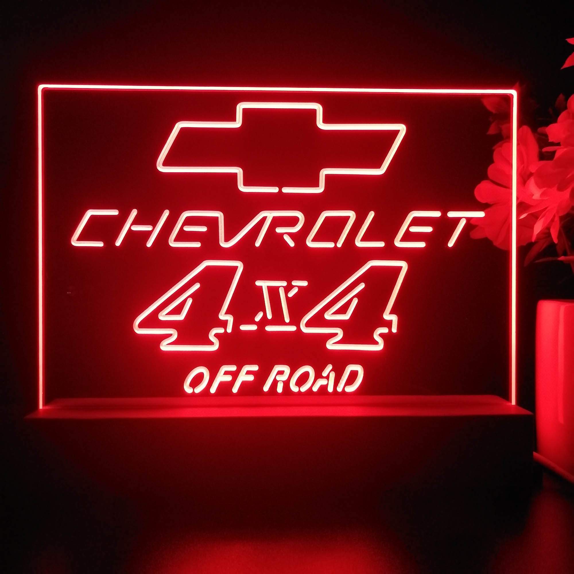 Chevrolet 4x4 Off Road LED Desk Light | FanSignsTime