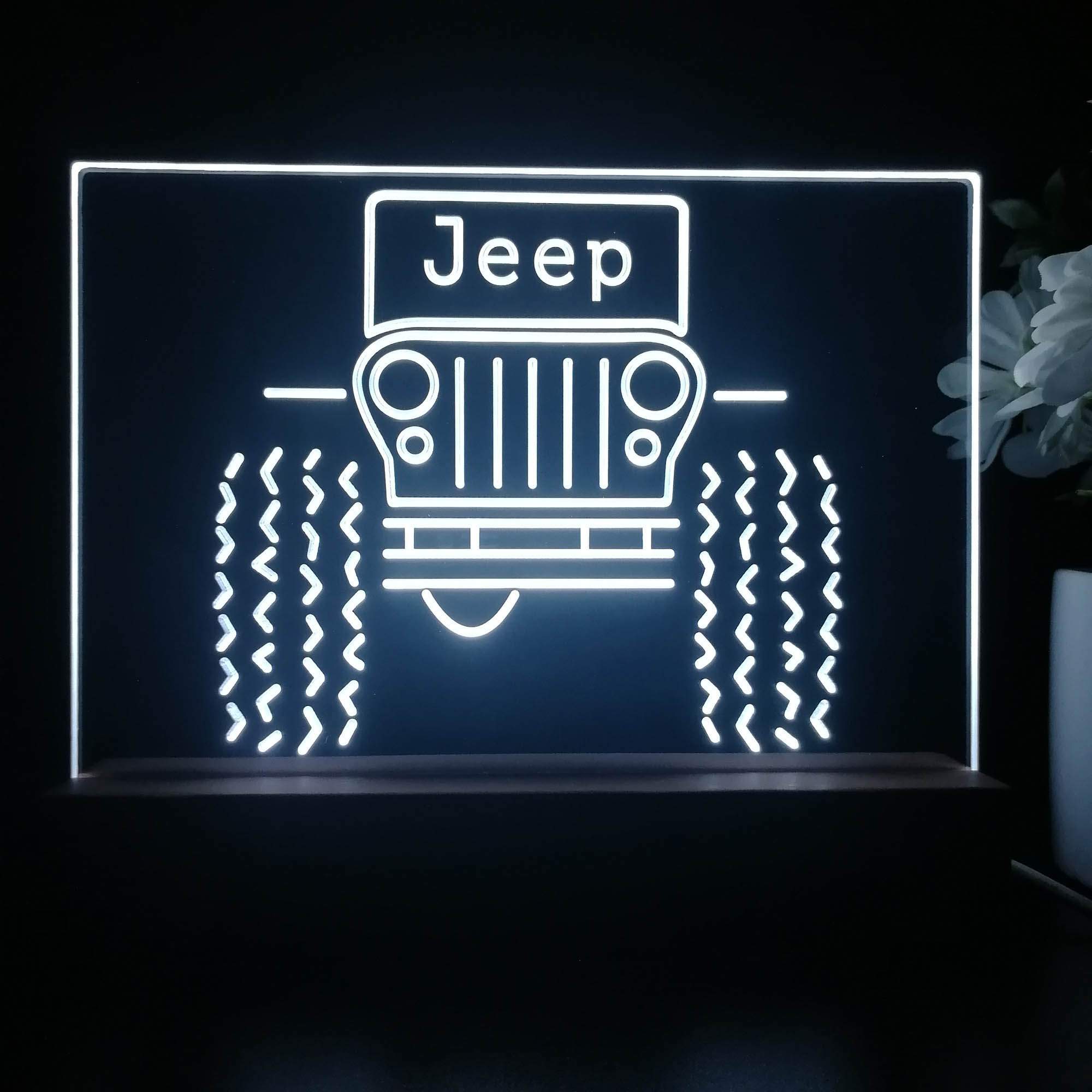 Jeep LED Desk Light | FanSignsTime