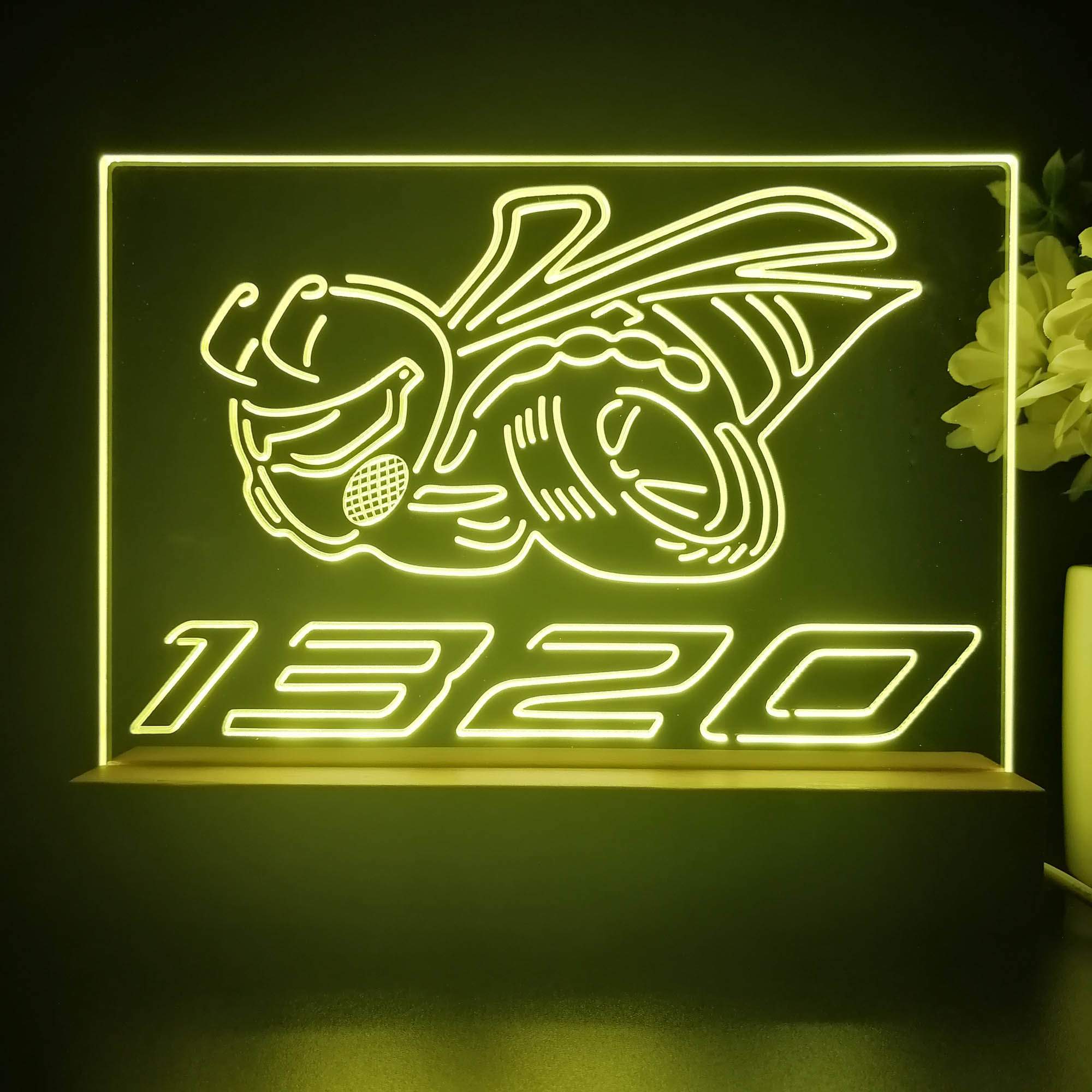 Dodge Challenger Angry Bee 1320 LED Desk Light | FanSignsTime