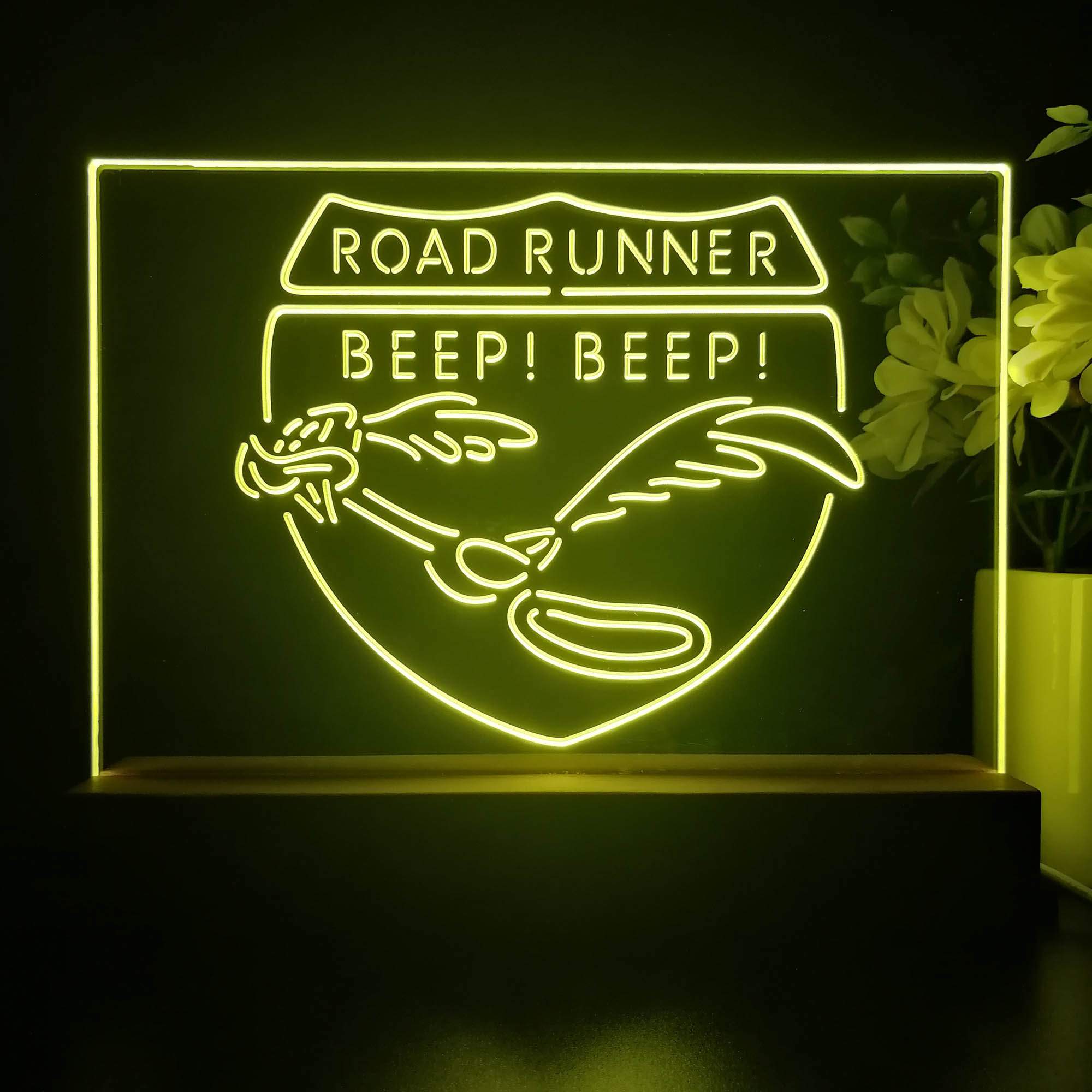 Road Runner Beep Beep LED Desk Light | FanSignsTime