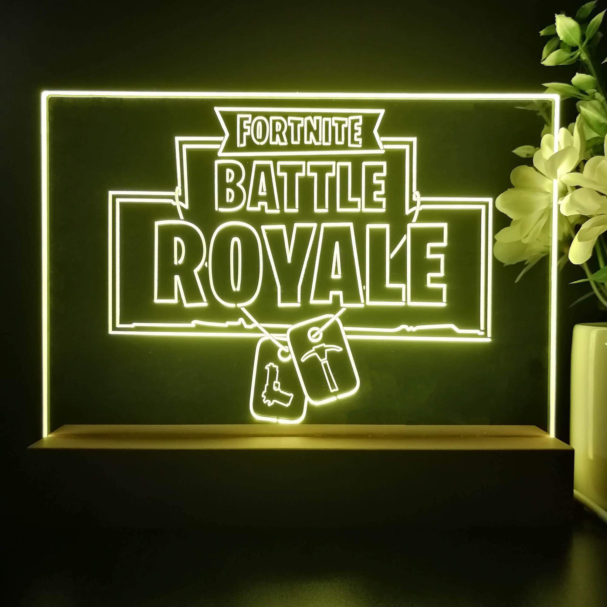 Battle Royale Fortnite LED Desk Light | FanSignsTime