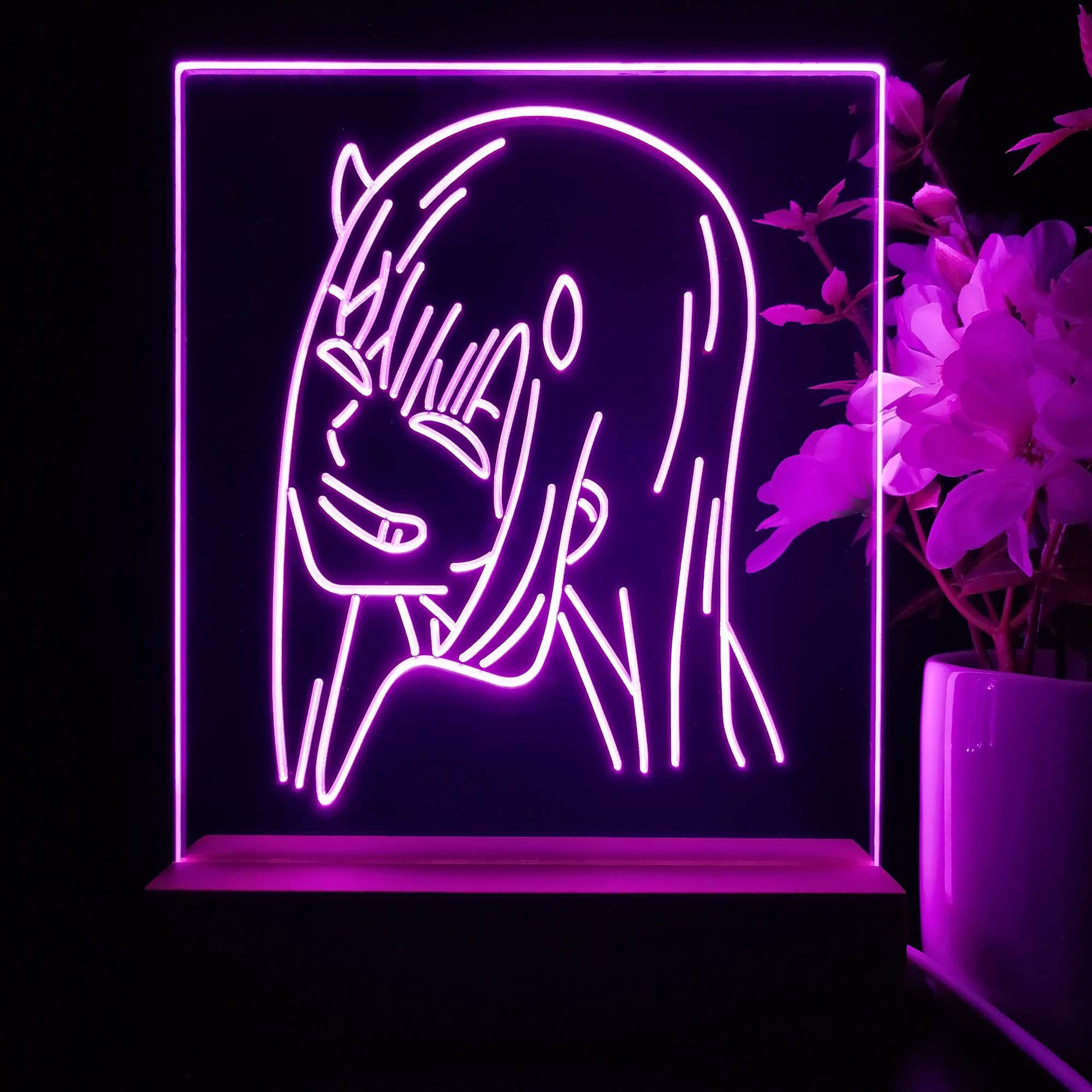 Zero Two LED Desk Light | FanSignsTime