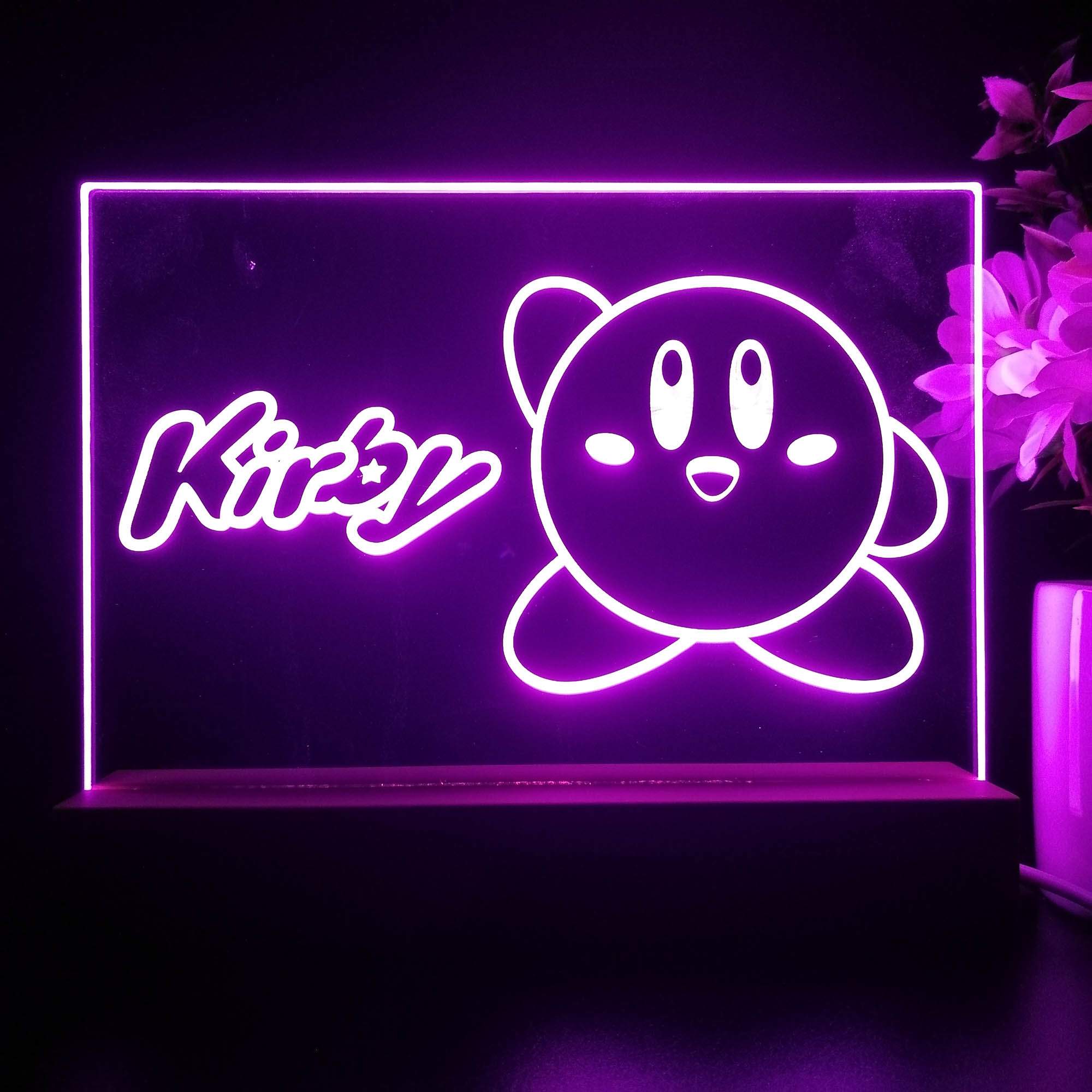 Kirby Star Allies Kirby LED Desk Light | FanSignsTime