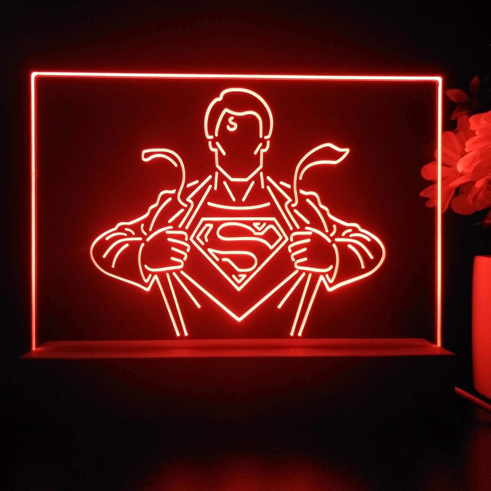 Superman Clark Kent LED Desk Light | FanSignsTime