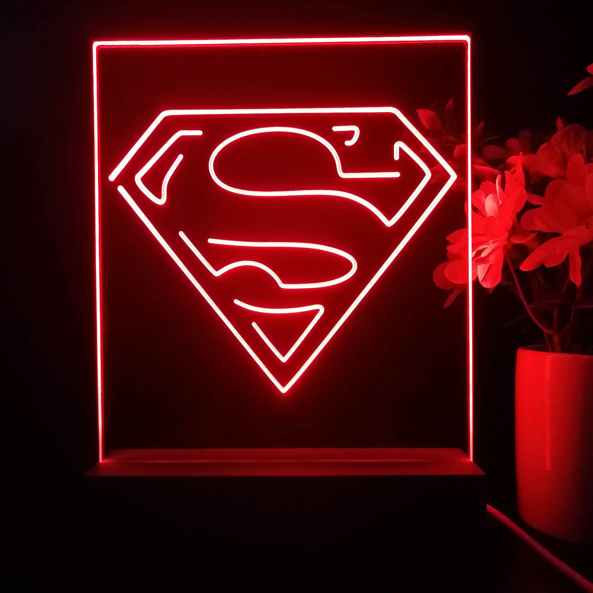Superman LED Desk Light | FanSignsTime