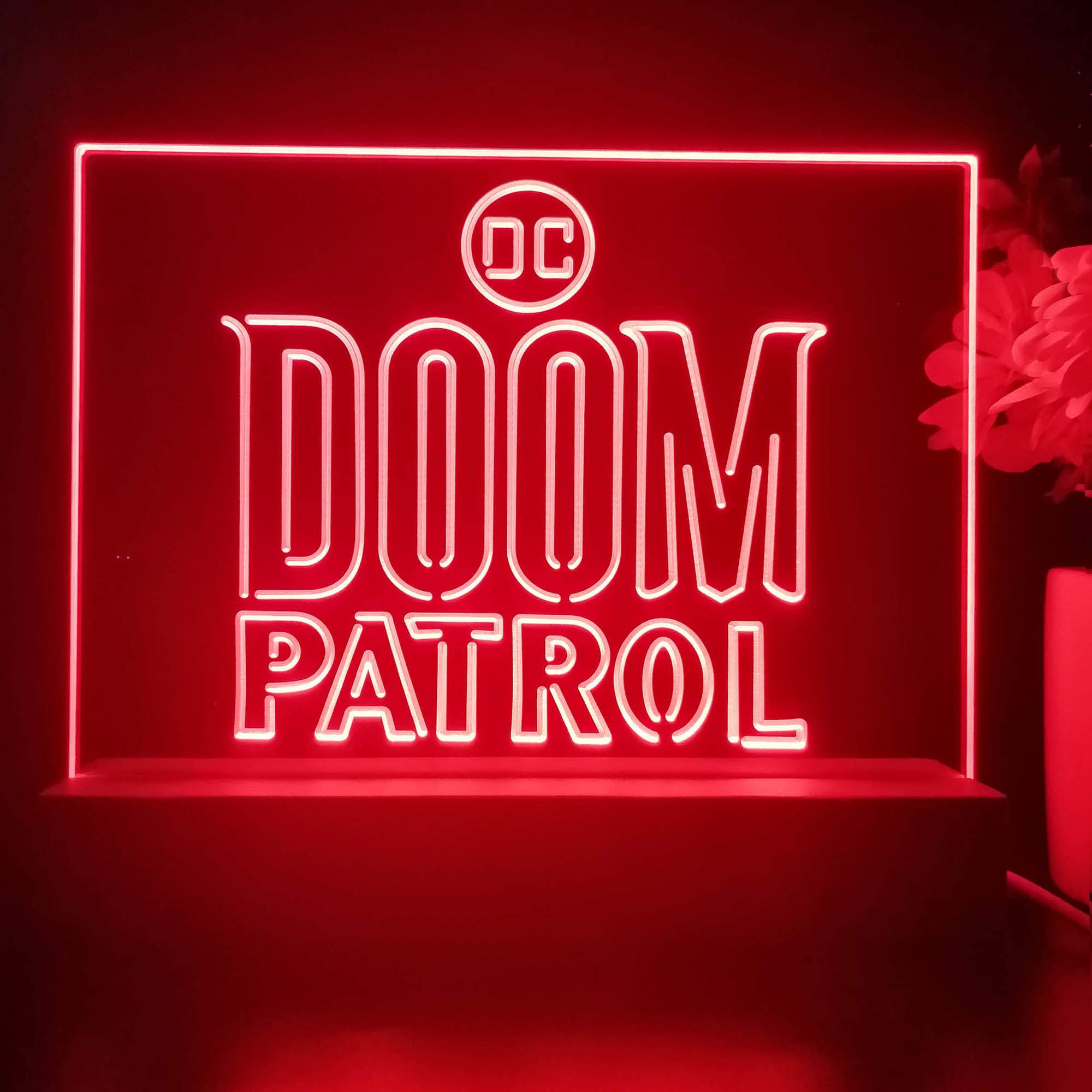 Doom Patrol LED Desk Light | FanSignsTime