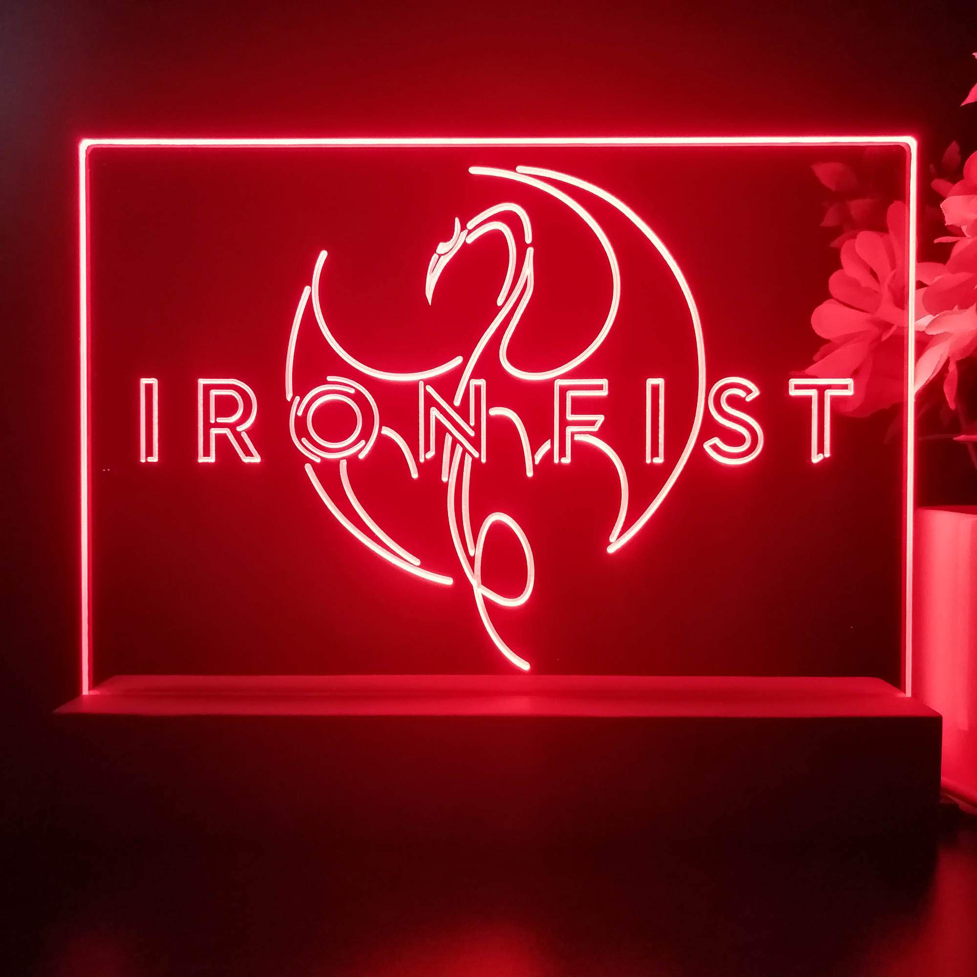 Iron Fist Dragon LED Desk Light | FanSignsTime