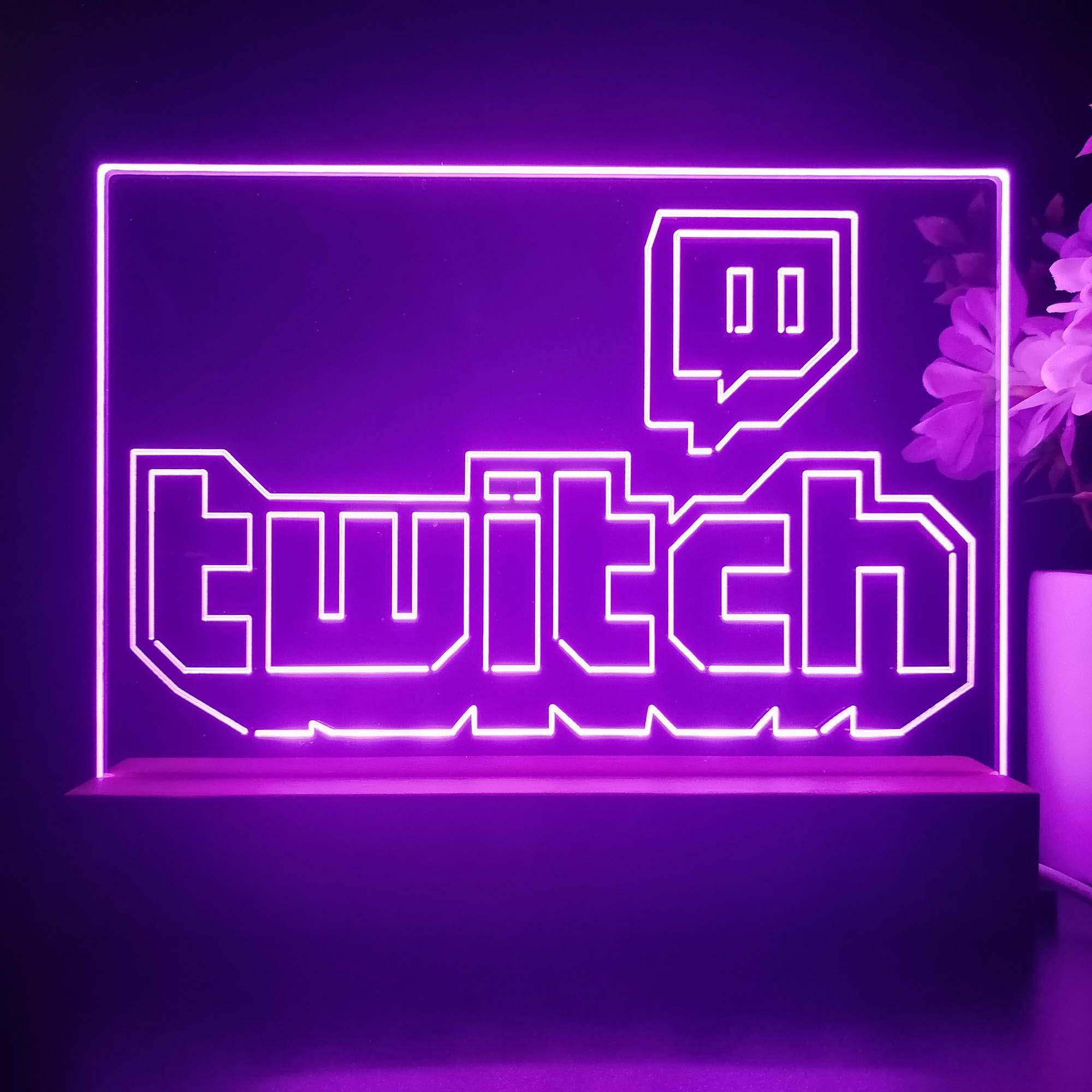 Twitch LED Desk Light | FanSignsTime