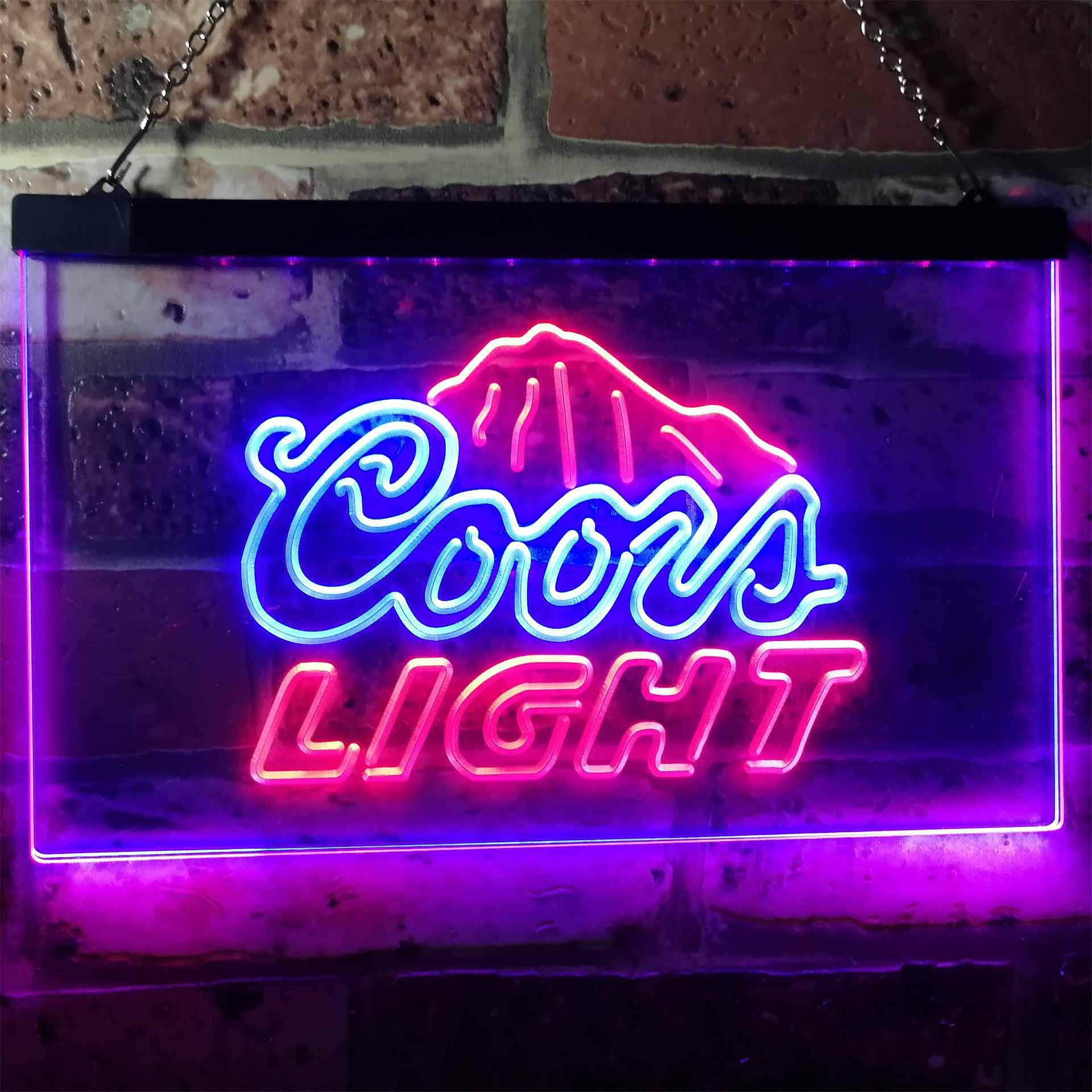 Coors Light Neon-Like LED Sign | FanSignsTime