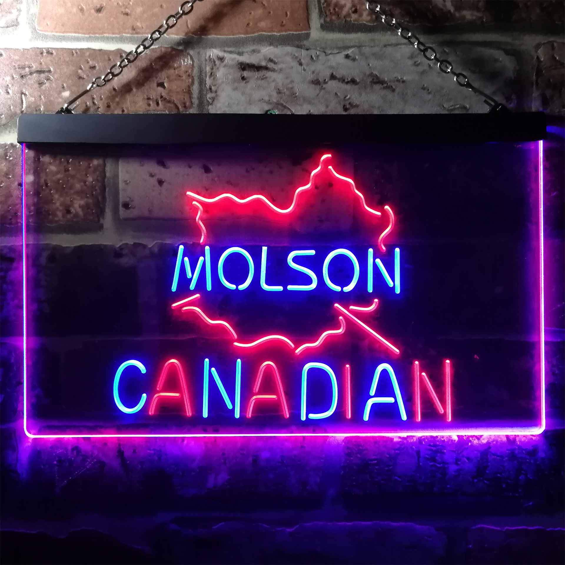 Molson Maple 1 Neon-Like LED Sign | FanSignsTime