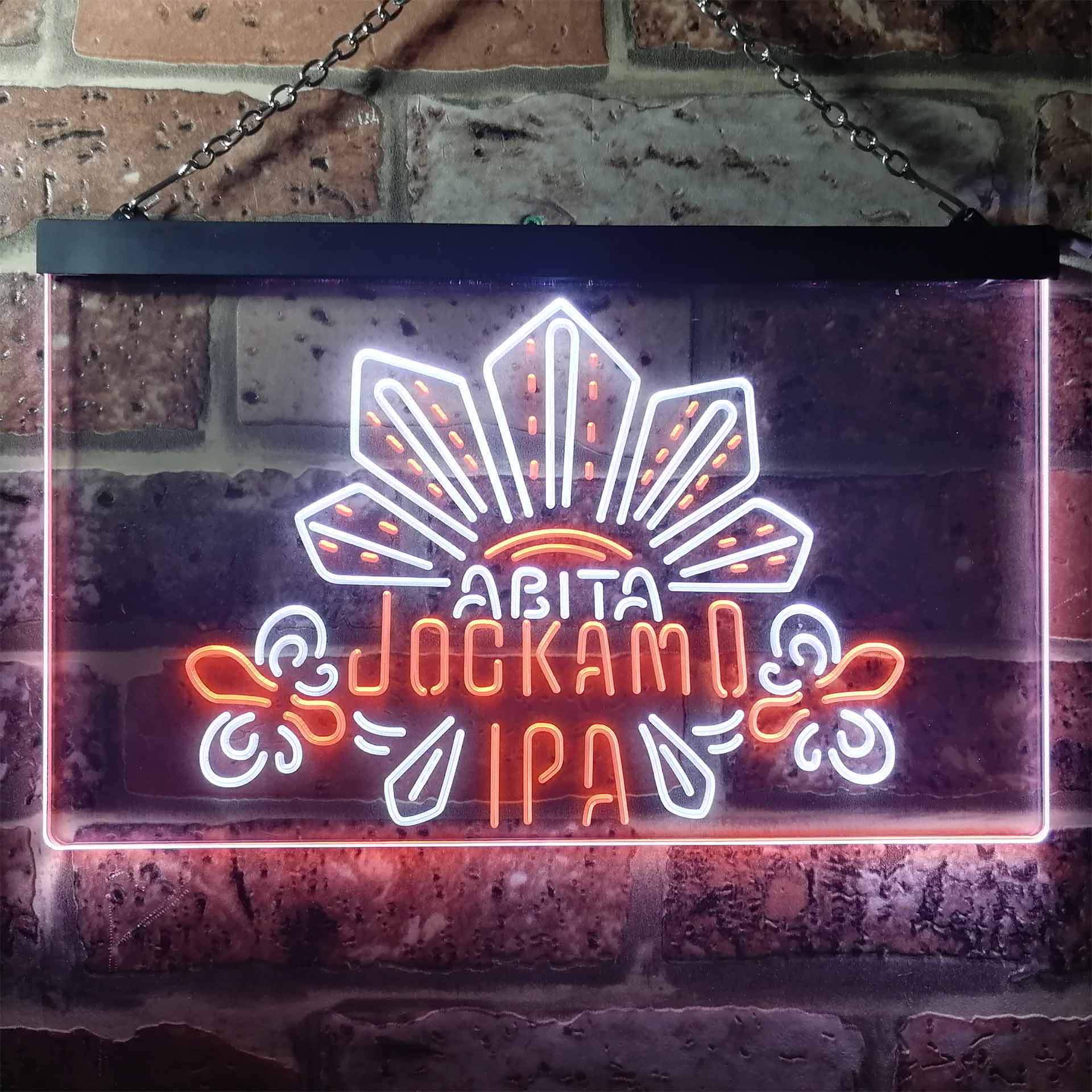 Abita Beer Jockamo IPA Neon-Like LED Sign- Dual Color | FanSignsTime