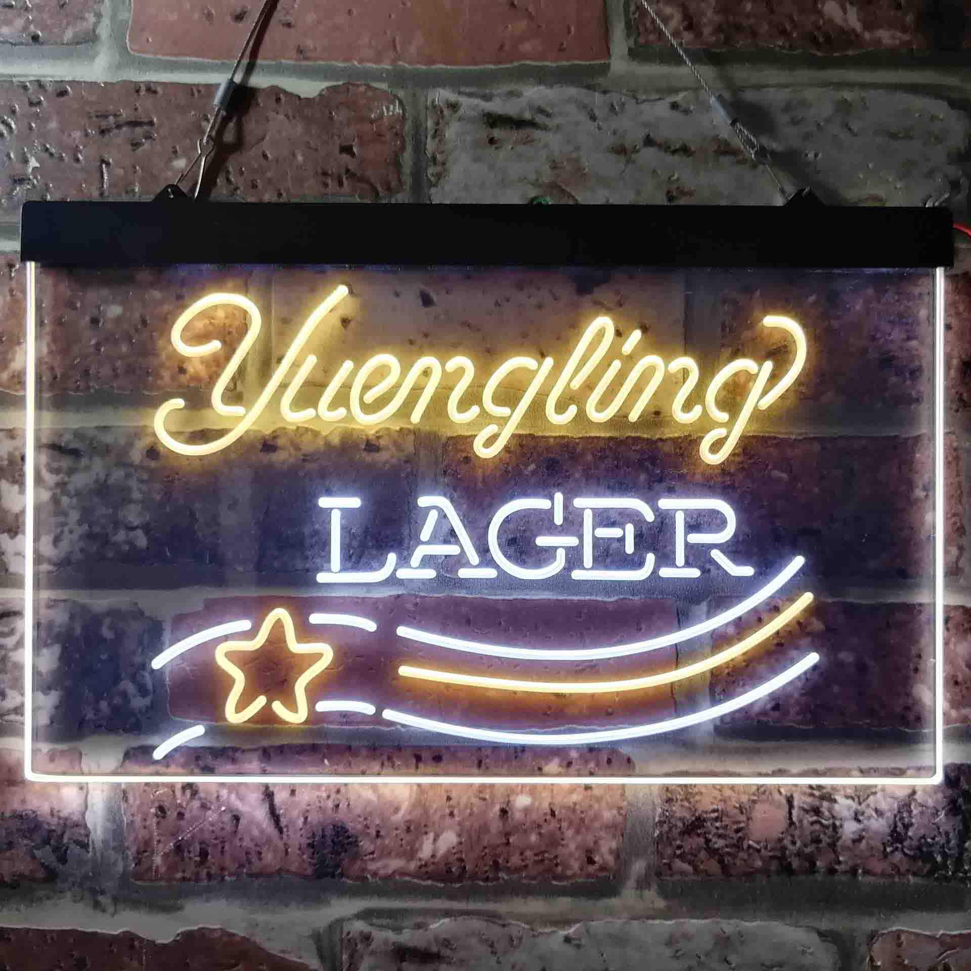 Yuengling Lager Vintage Logo Neon-Like LED Sign | FanSignsTime