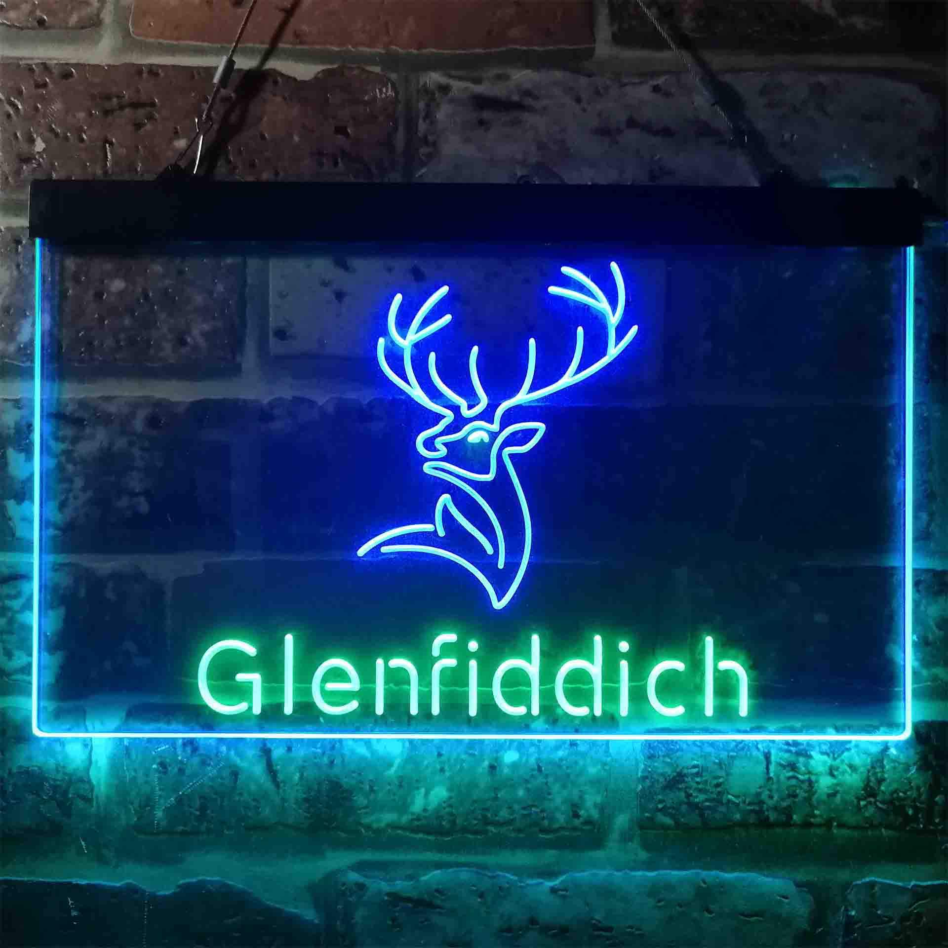 Glenfiddich Whisky Logo Neon-Like LED Sign | FanSignsTime