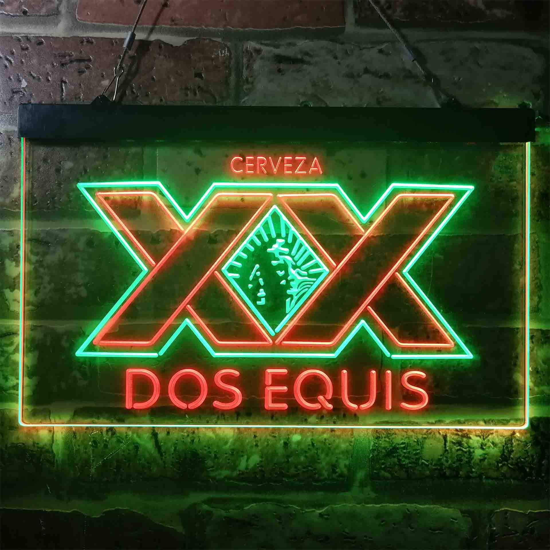 Dos Equis Logo Neon-Like LED Sign | FanSignsTime