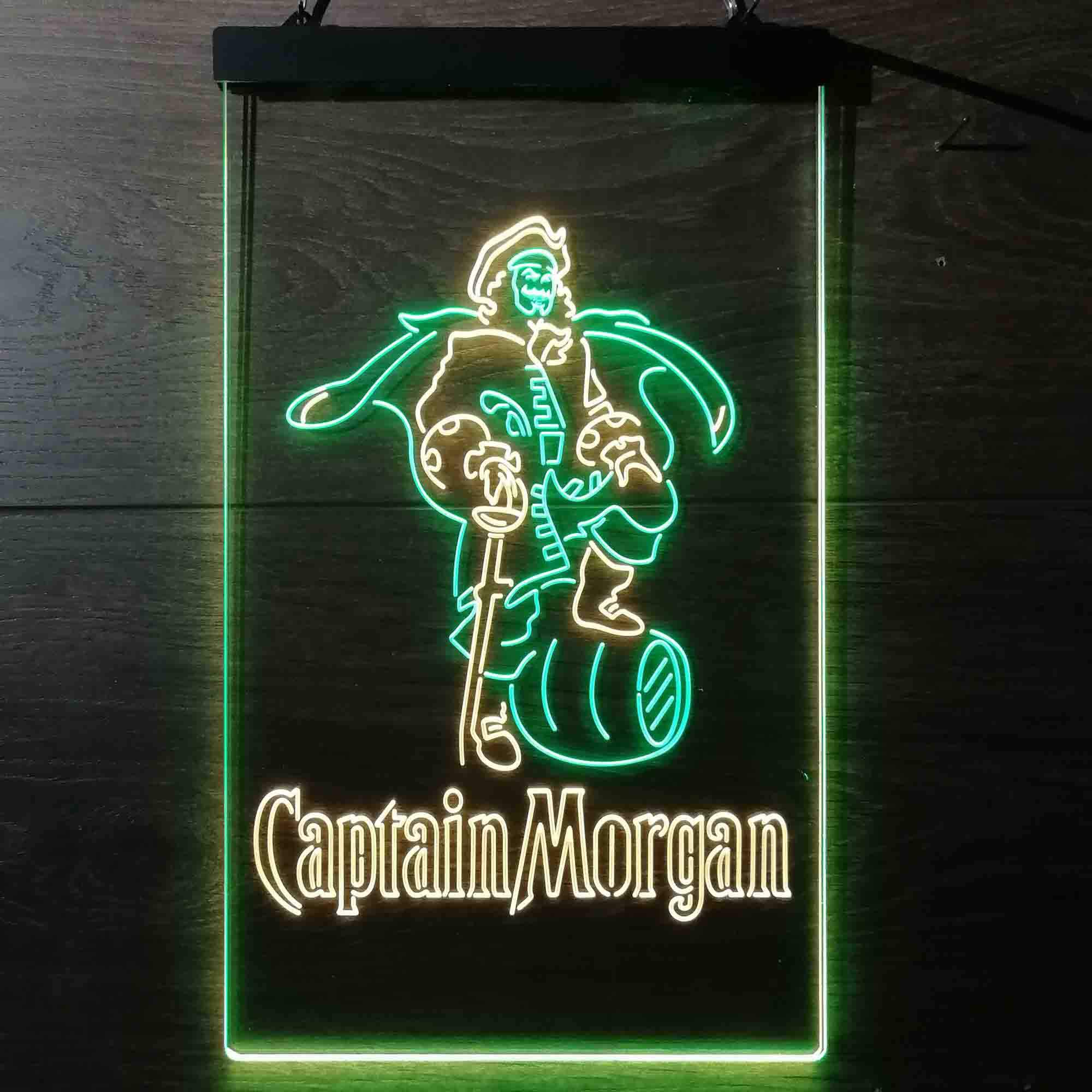 Captain Morgan Standing Neon-Like LED Sign | FanSignsTime