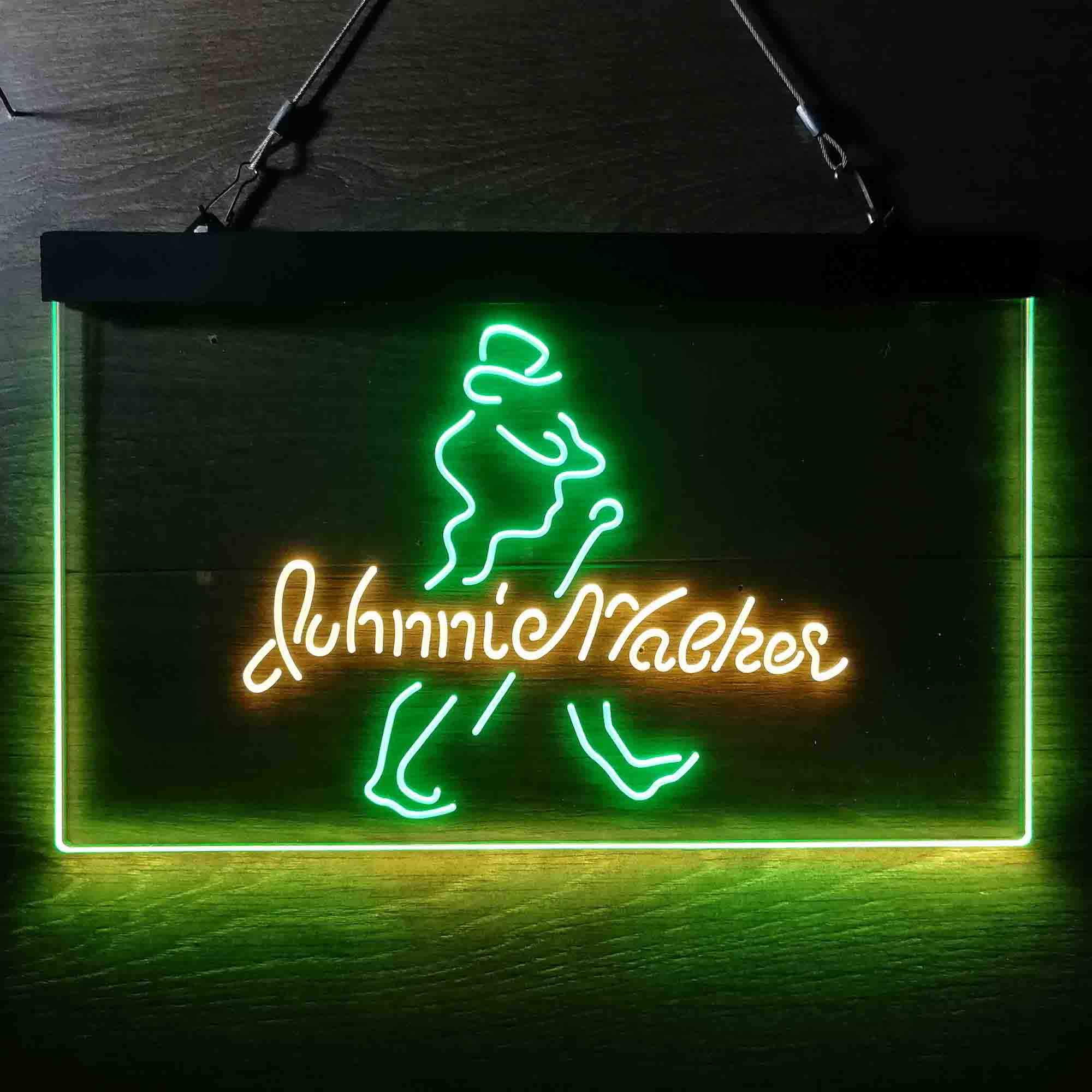 Johnnie Walker Logo Cursive Neon-Like LED Sign | FanSignsTime