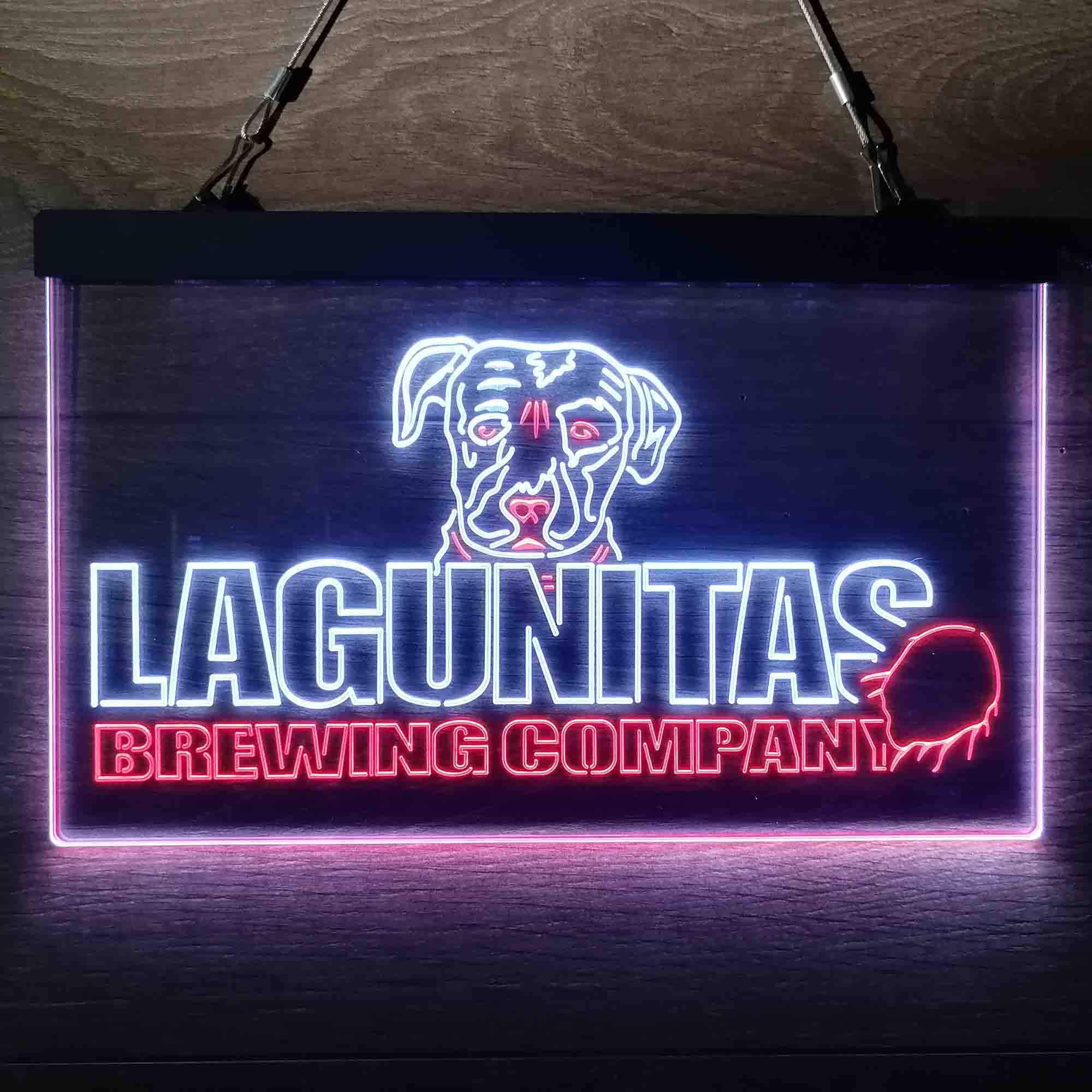 Lagunitas Brewing Company Dog Logo Neon-Like LED Sign | FanSignsTime