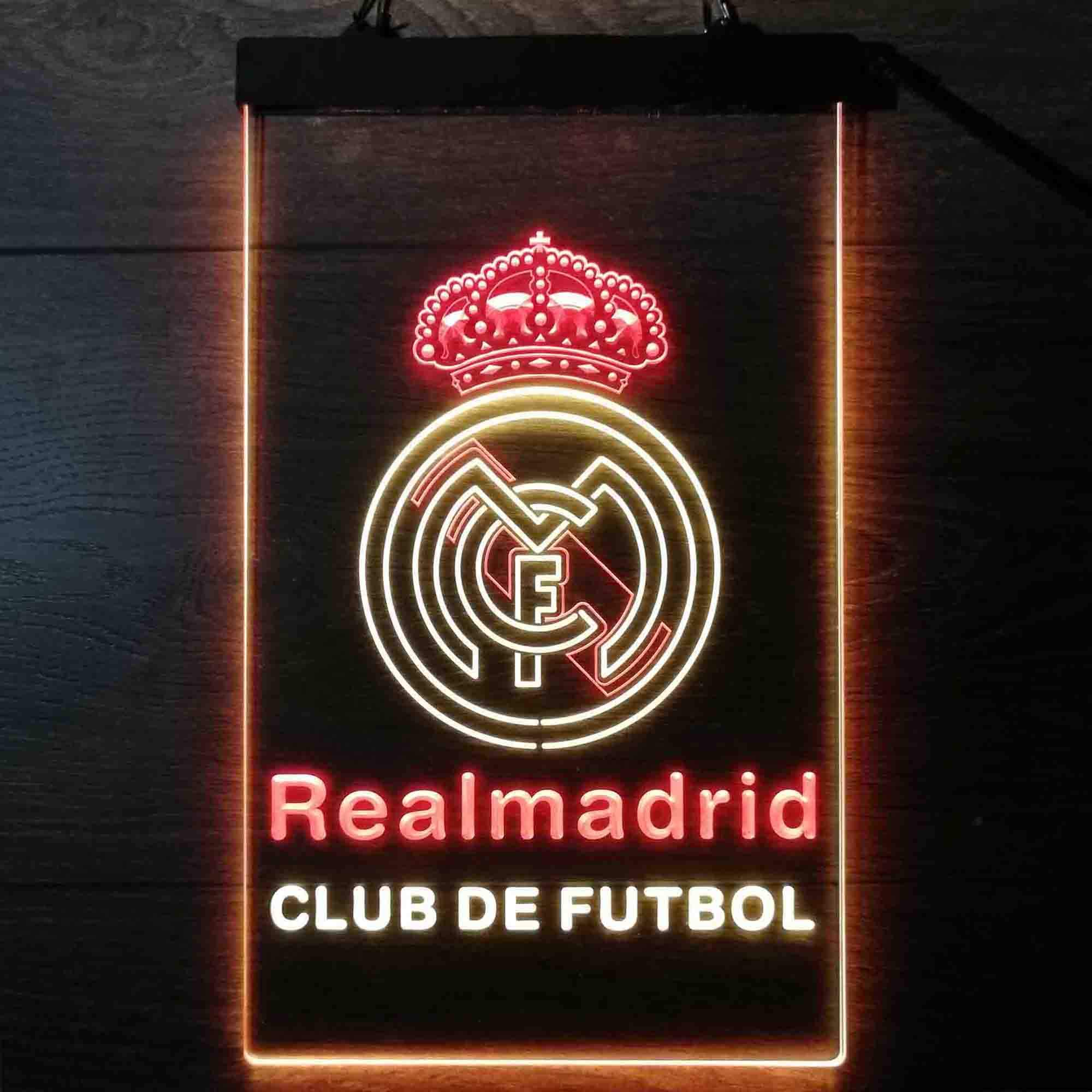 Real Madrid Club De Futbol Neon-Like LED Sign | FanSignsTime