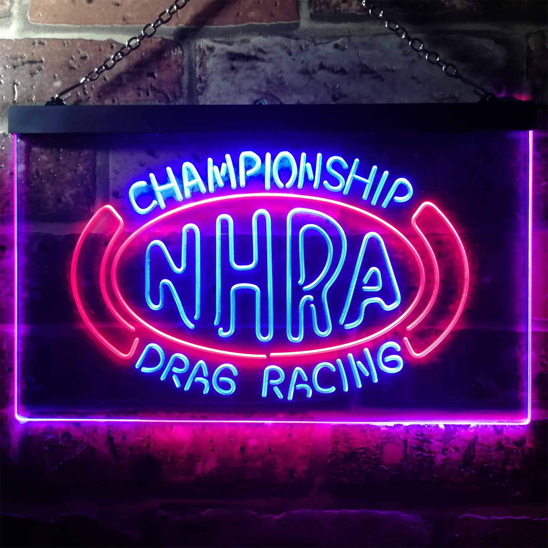 NHRA Drag Racing Championship Neon-Like LED Sign | FanSignsTime