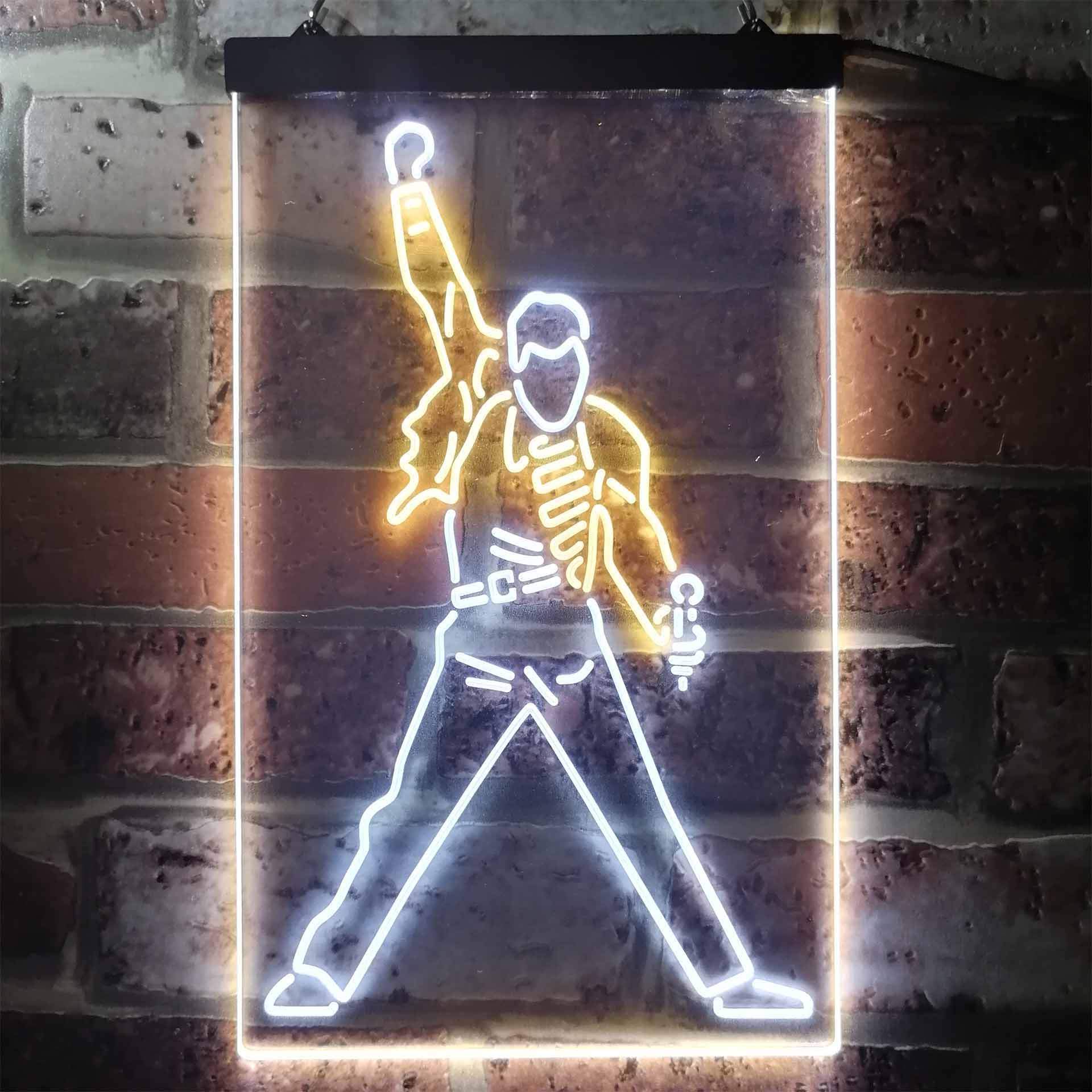 Freddie Mercury Queen Neon-Like LED Sign | FanSignsTime