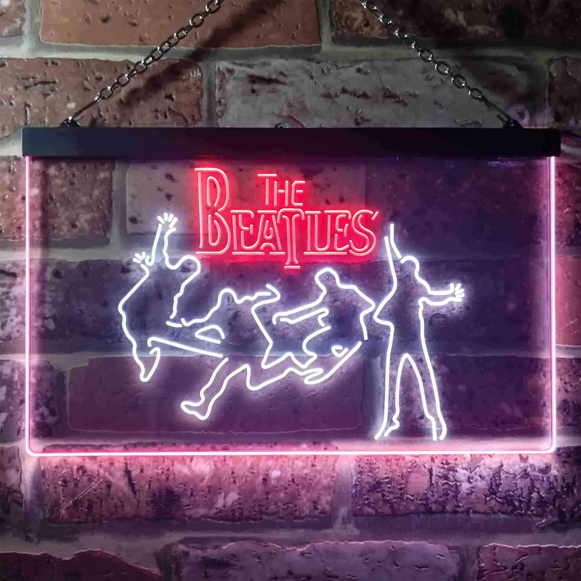 The Beatles Silhoutte Neon-Like LED Sign | FanSignsTime