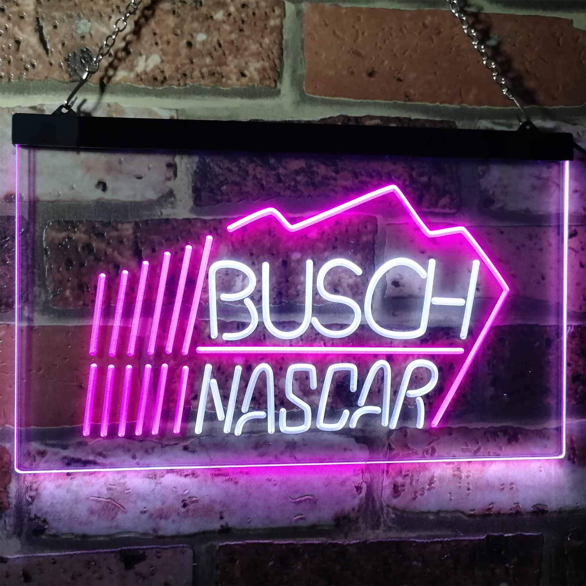 NASCAR Busch Neon-Like LED Sign | FanSignsTime