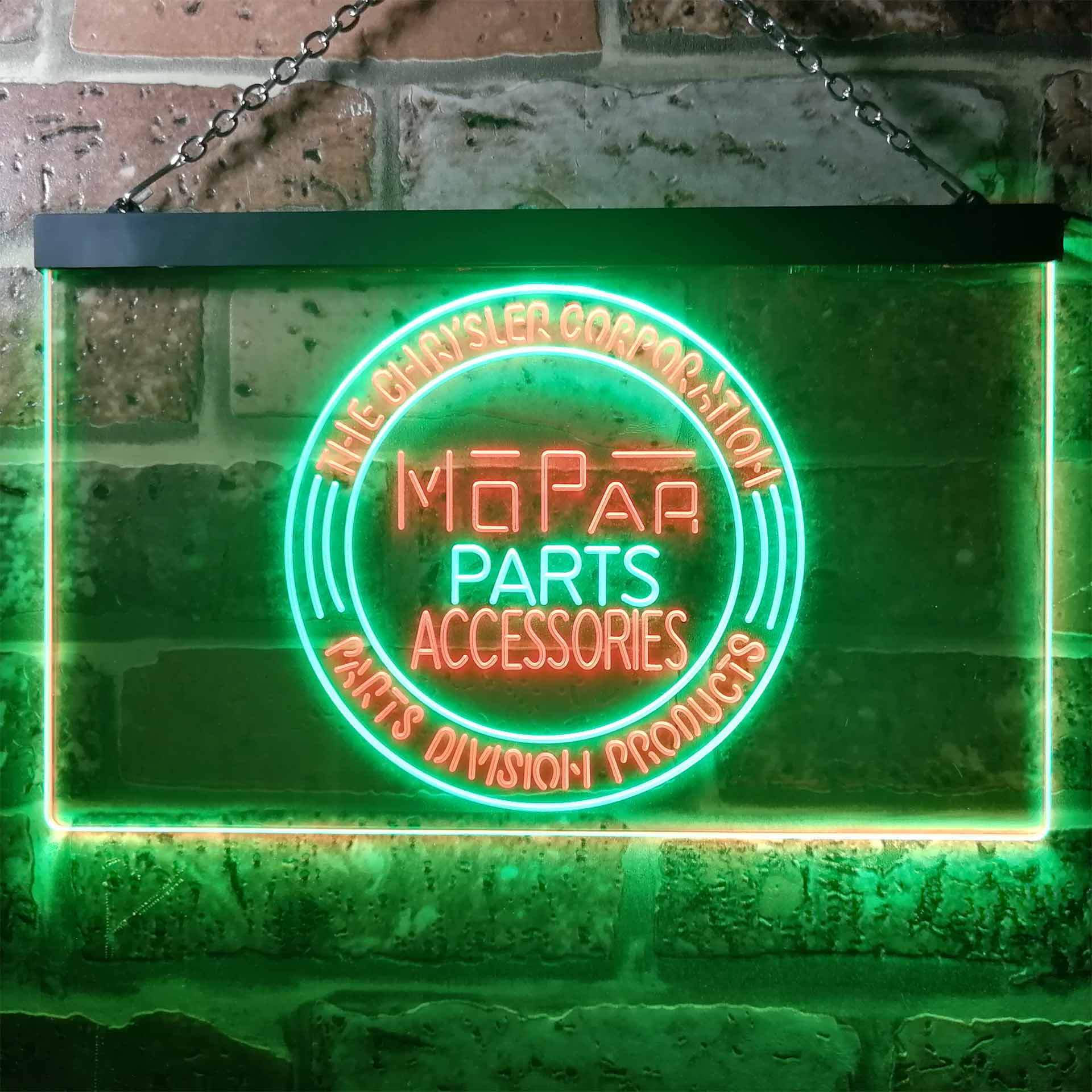 Mopar Parts Accessories Neon-Like LED Sign | FanSignsTime