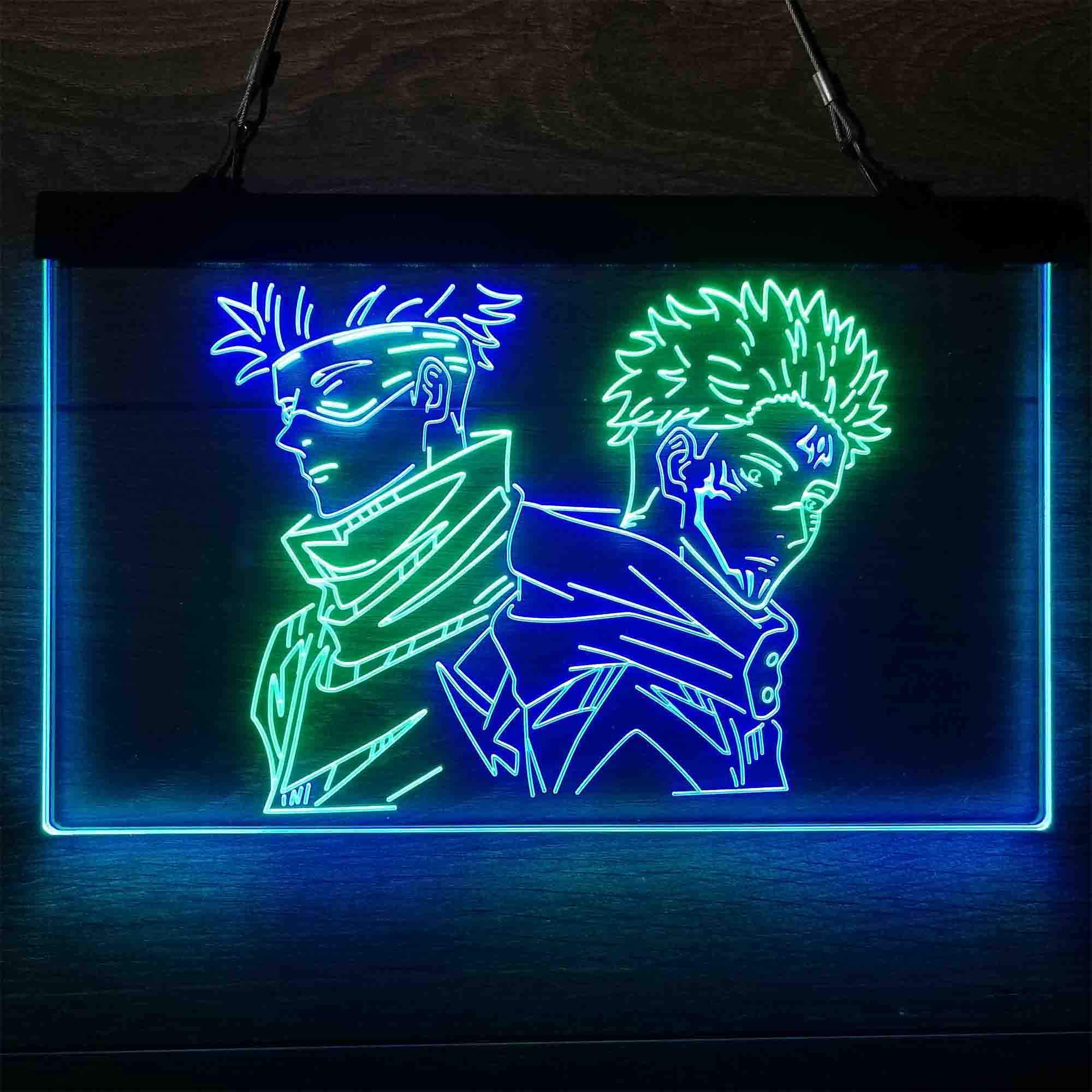 Jujutsu Kaisen Satoru and Jujutsu Neon-Like LED Sign | FanSignsTime
