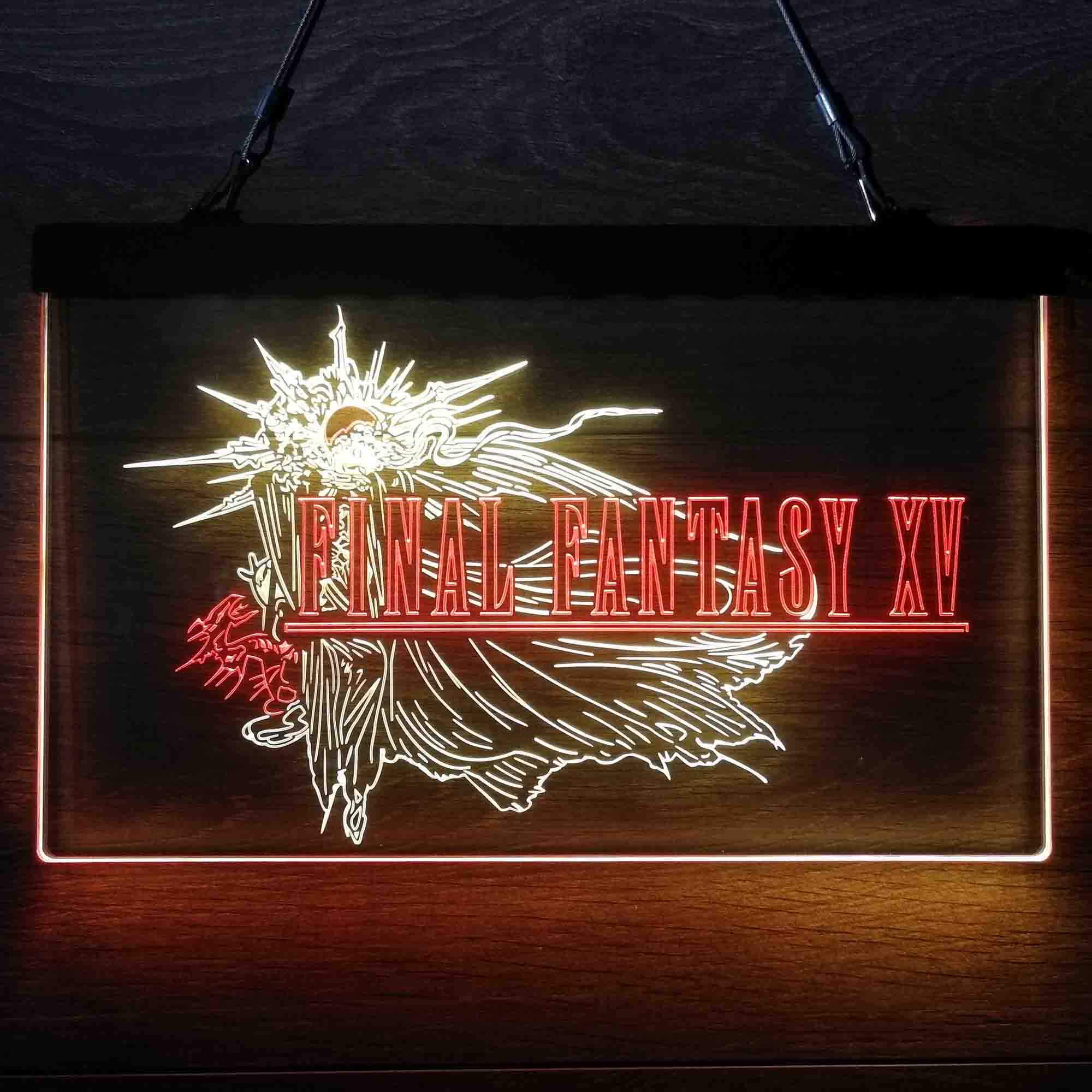 Final Fantasy XV Neon-Like LED Sign | FanSignsTime