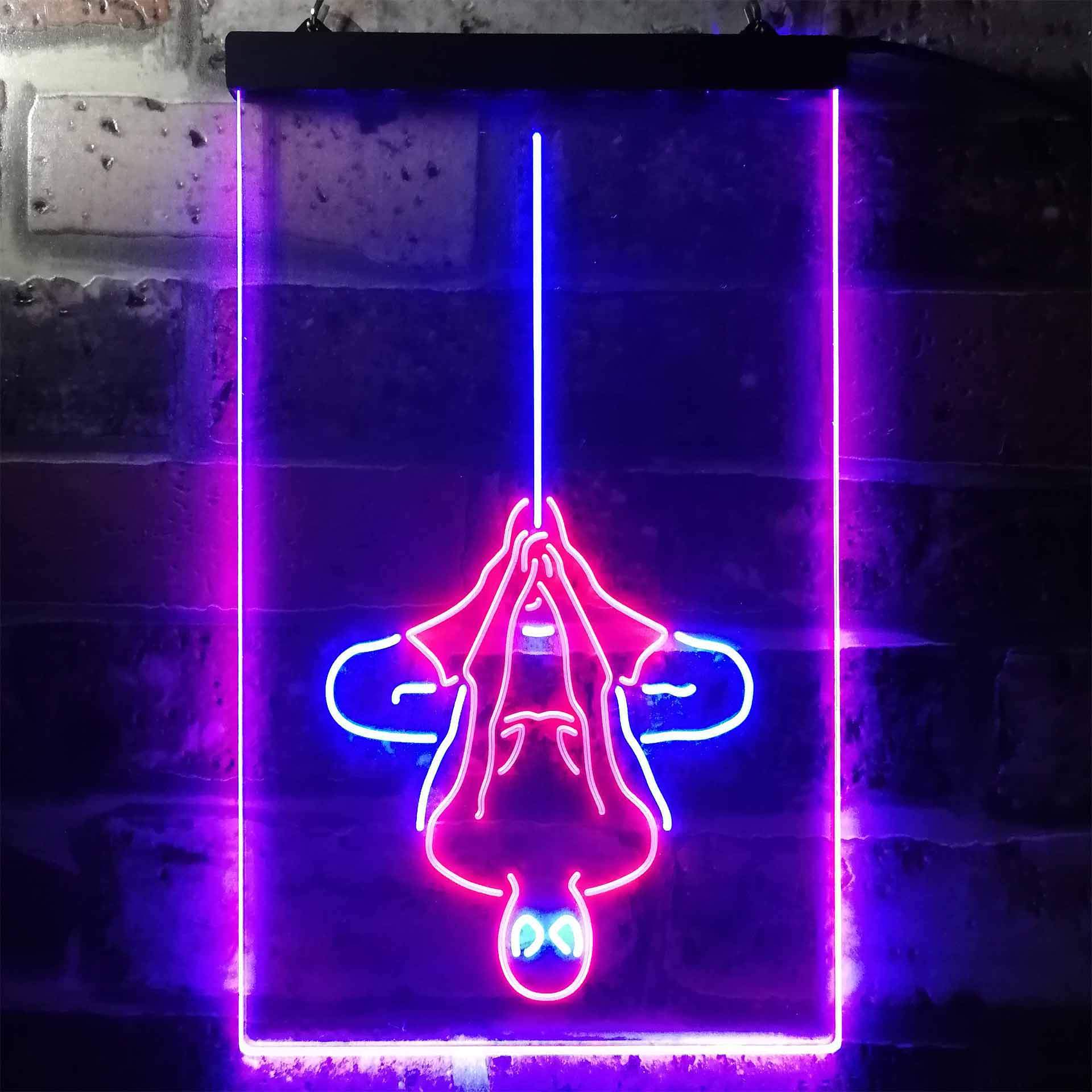 Spider-Man Hanging Neon-Like LED Sign | FanSignsTime