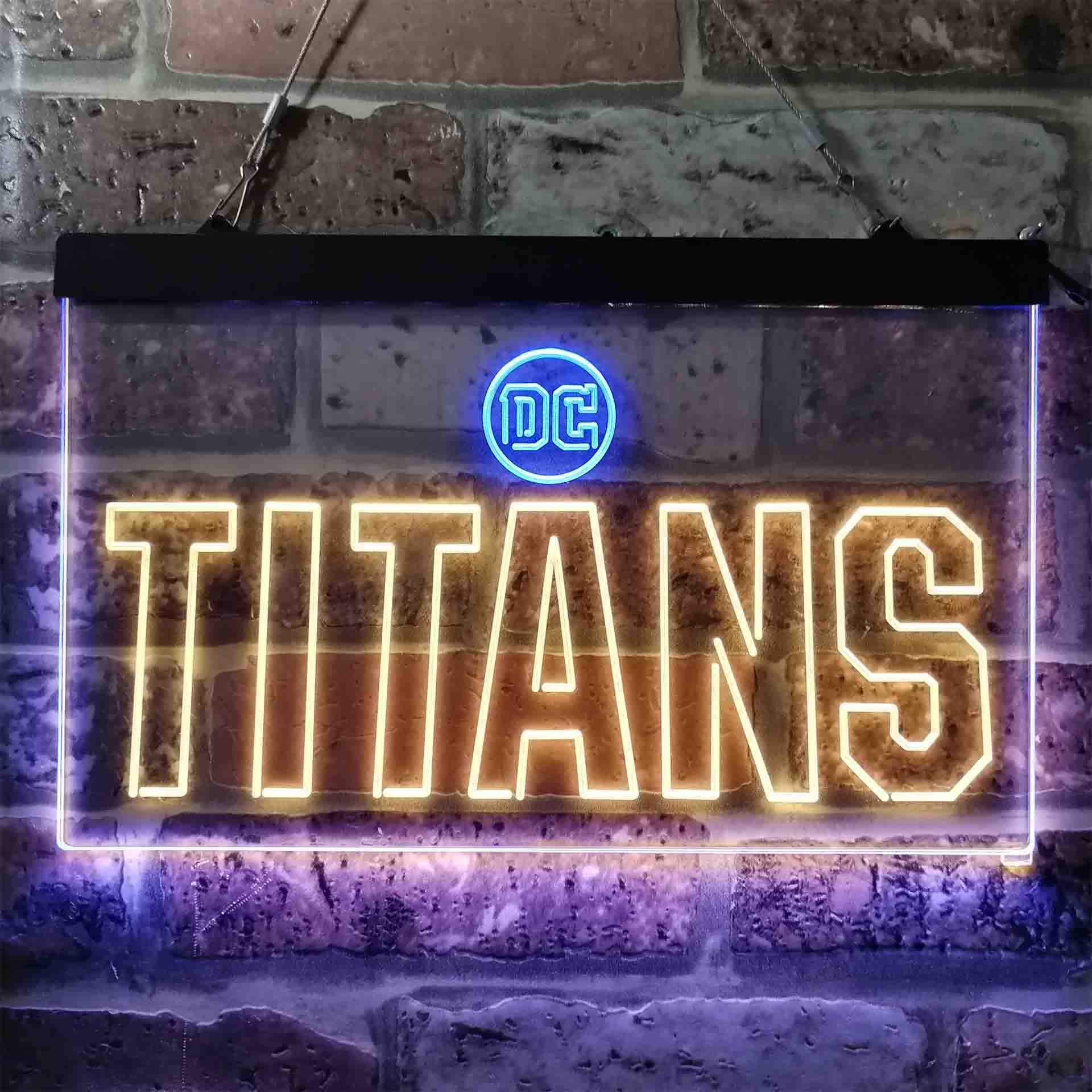 Titans DC Neon-Like LED Sign | FanSignsTime