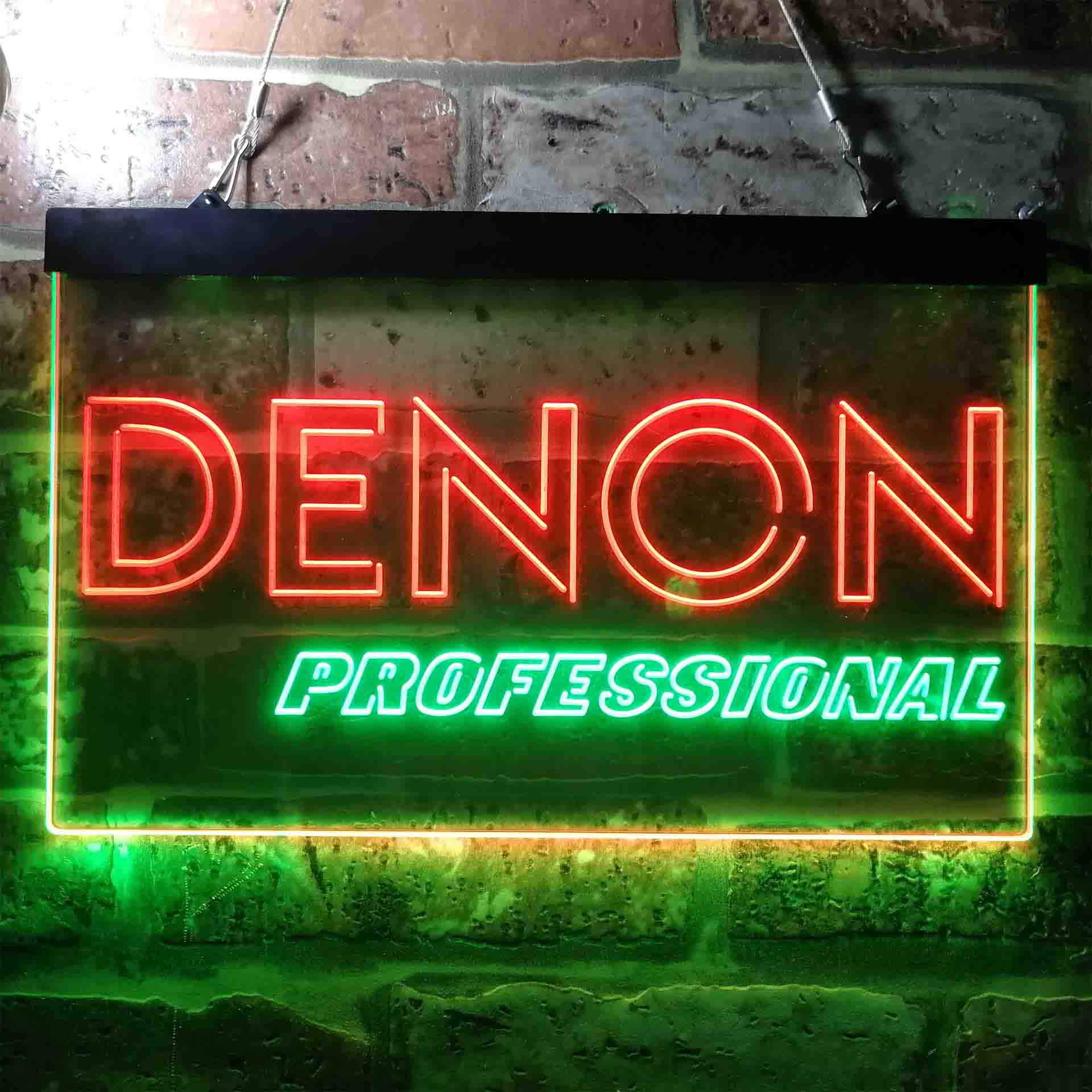 Denon Professional Neon-Like LED Sign | FanSignsTime