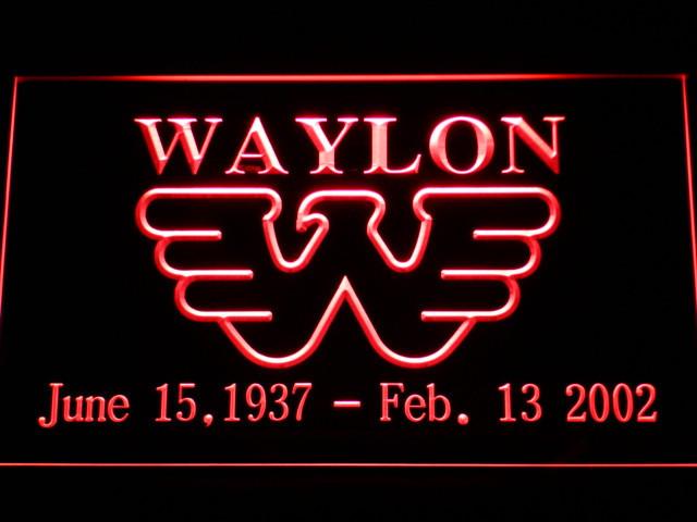 Waylon Jennings LED Neon Sign | FanSignsTime