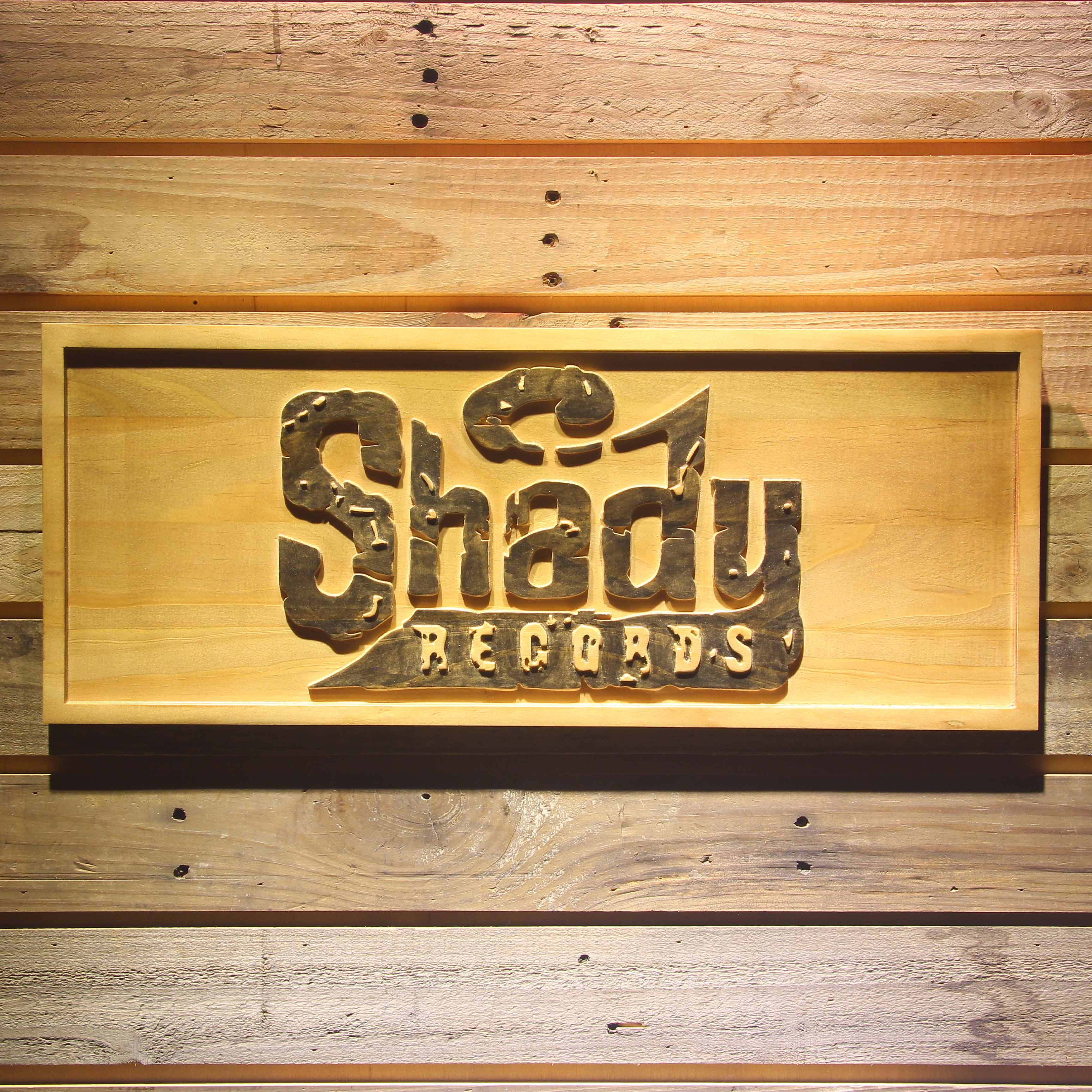 Shady Records Wood Sign | FanSignsTime
