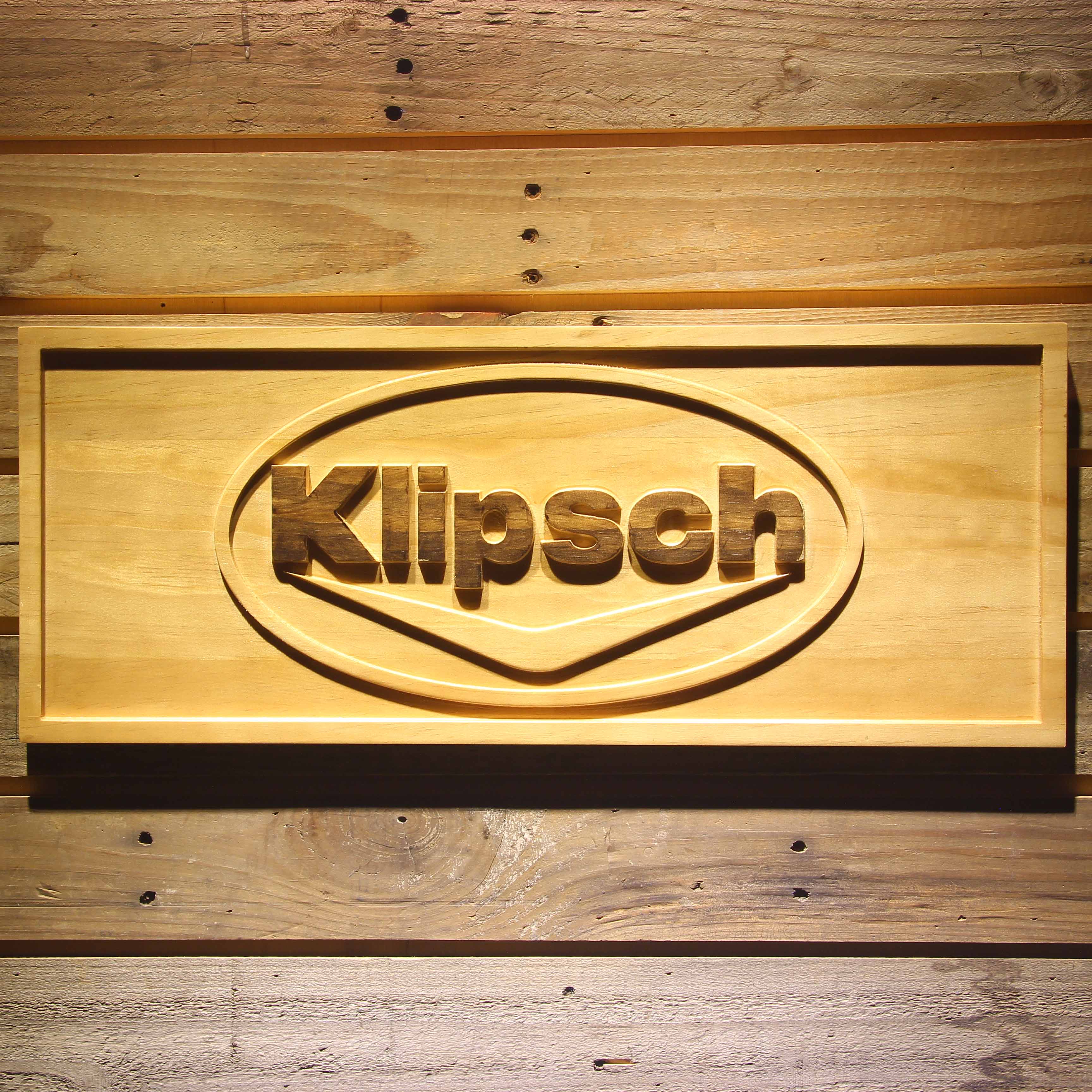 Klipsch Wood Sign | FanSignsTime